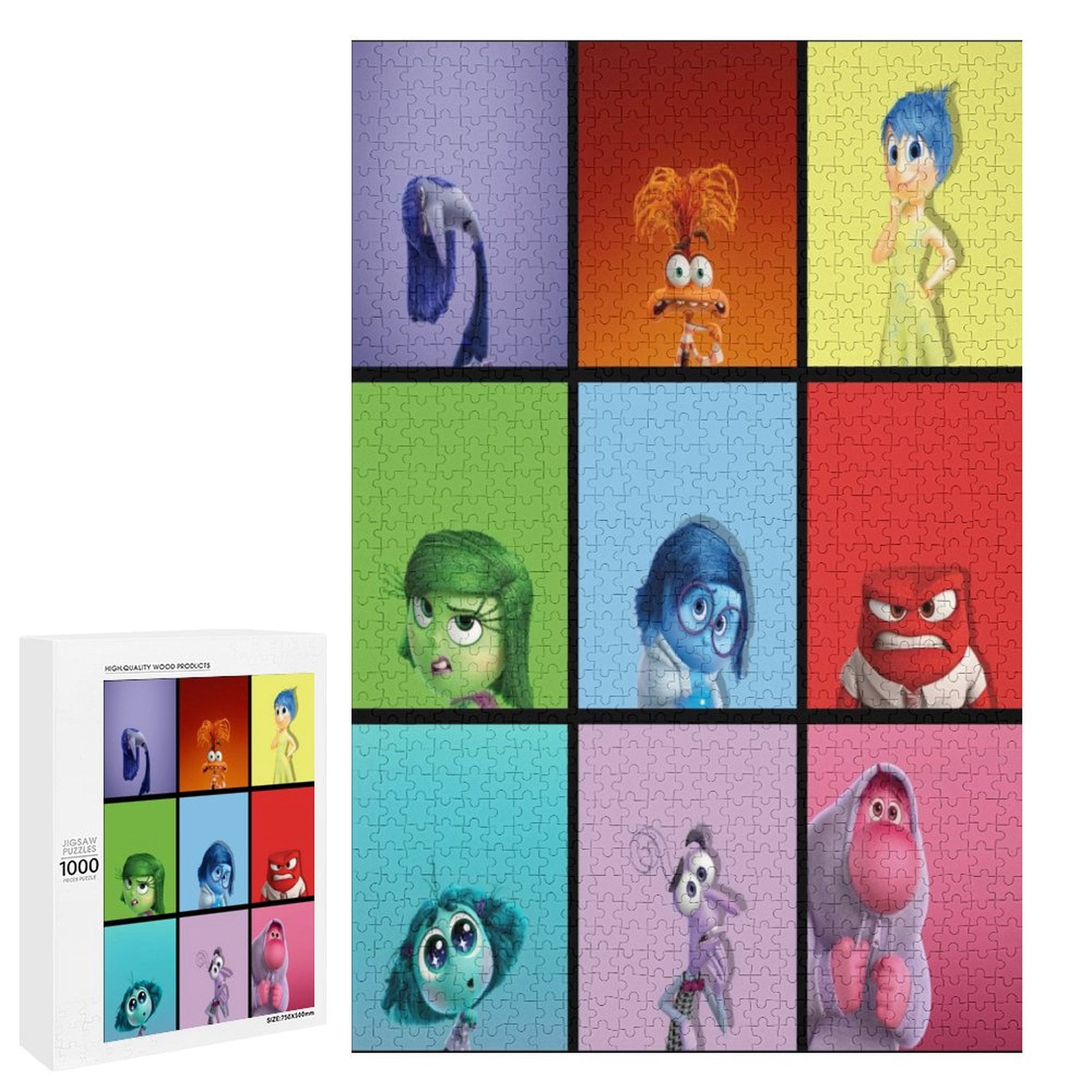 Pixar Inside Out Feel All Your Emotions Vintage Puzzles- 1000 Piece ...