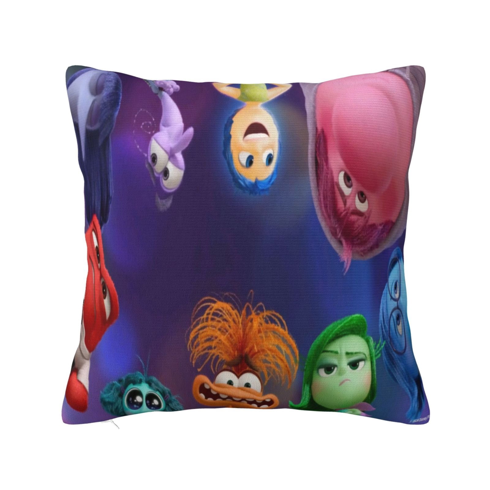 Pixar Inside Out Feel All Your Emotions Vintage Throw Pillow Covers ...