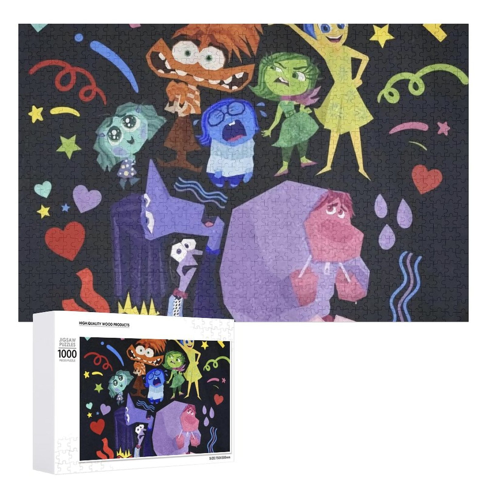 Pixar Inside Out IT'S OKAY TO FEEL Puzzles- 1000 Piece Jigsaw Puzzle ...