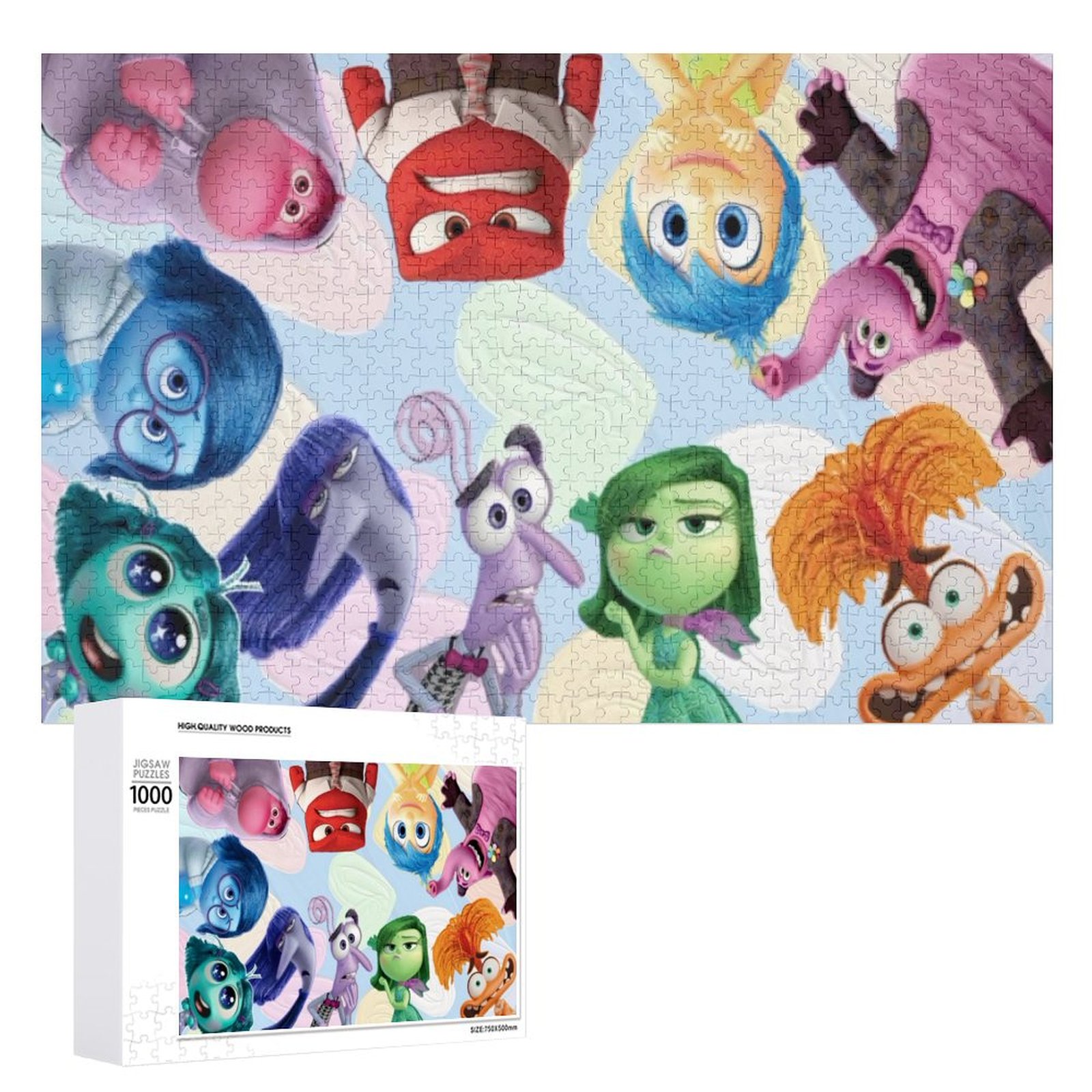 Pixar Inside Out Puzzles- 1000 Piece Jigsaw Puzzle for Adults ...