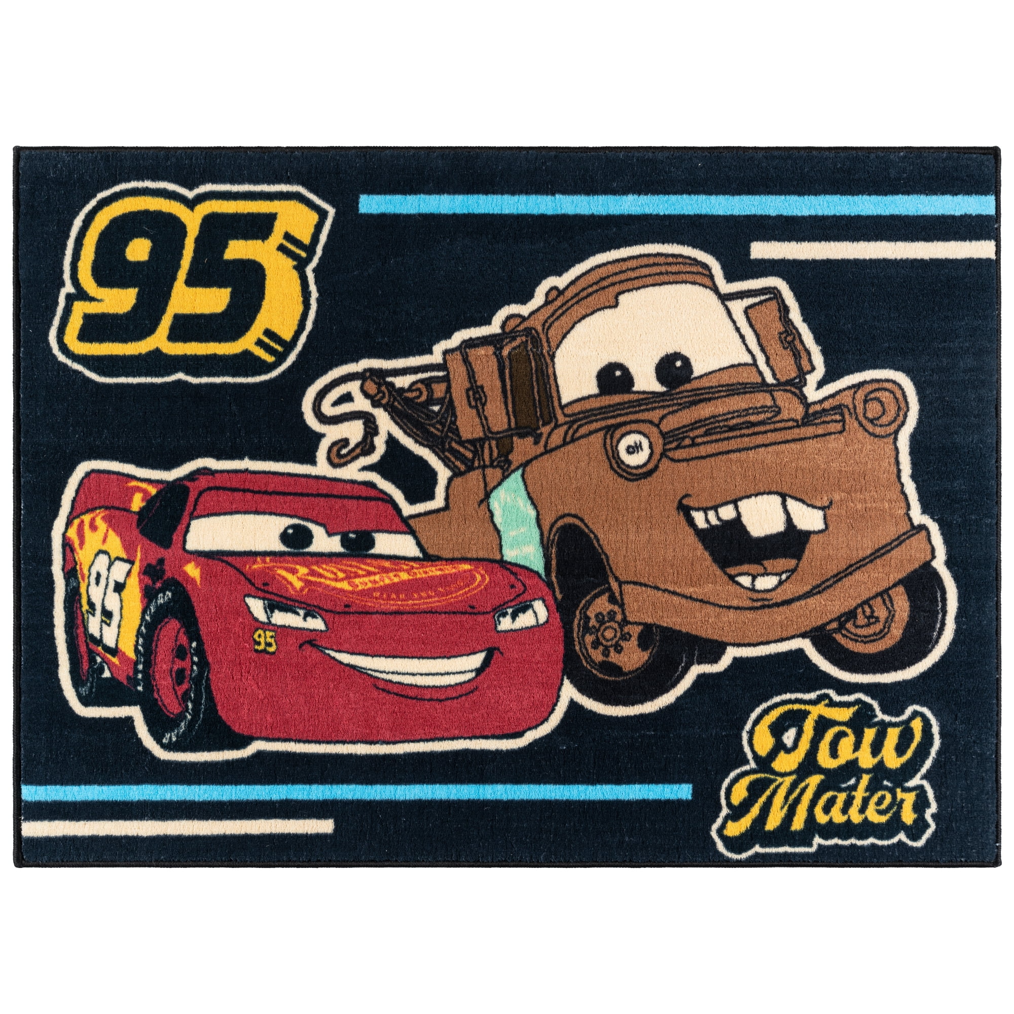 Pixar Licensed Cars 3 Tow Mater Disney Youth Printed Area Rug, 3x5 ...