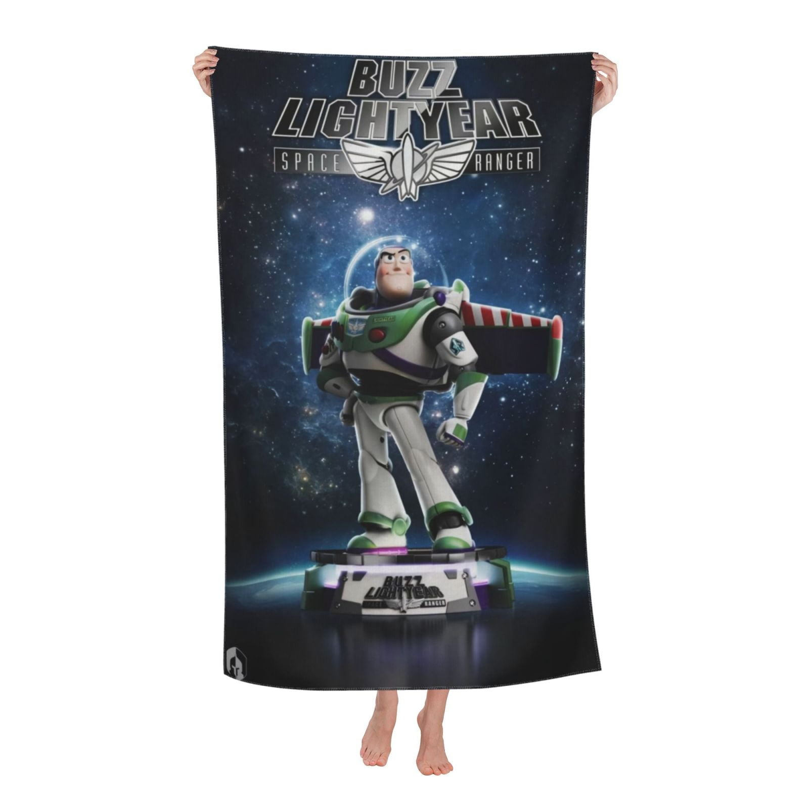 Pixar Lightyear Buzz And Sox Retro Space Ranger Bath Towels,Pixar ...