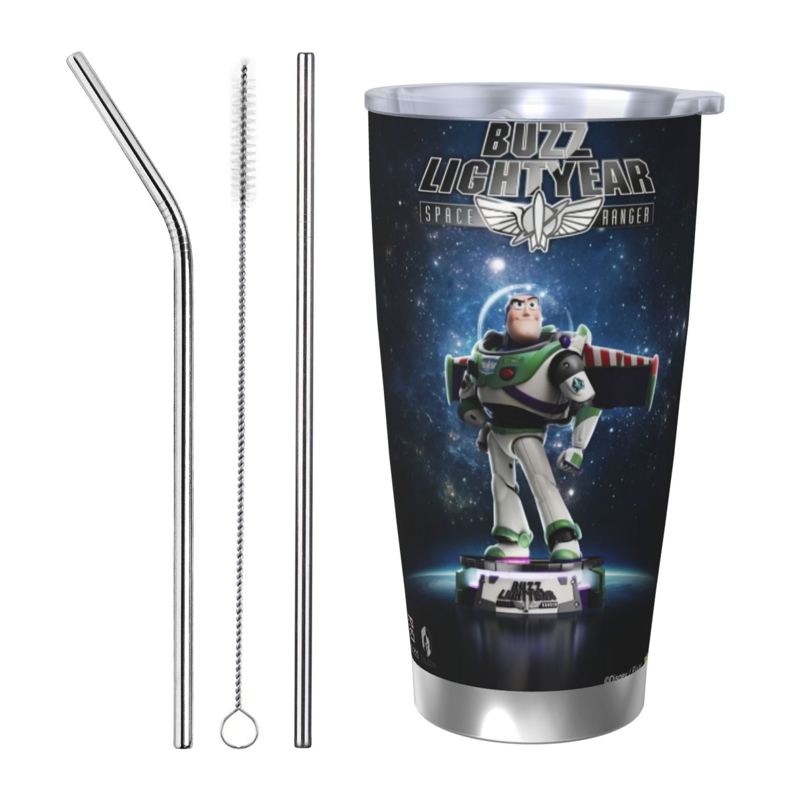 Pixar Lightyear Buzz And Sox Retro Space Ranger Water Bottle 20oz ...