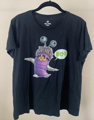 Pixar Monsters Inc. Boo T-Shirt Black Size Large 100% Shirt, Size L ...