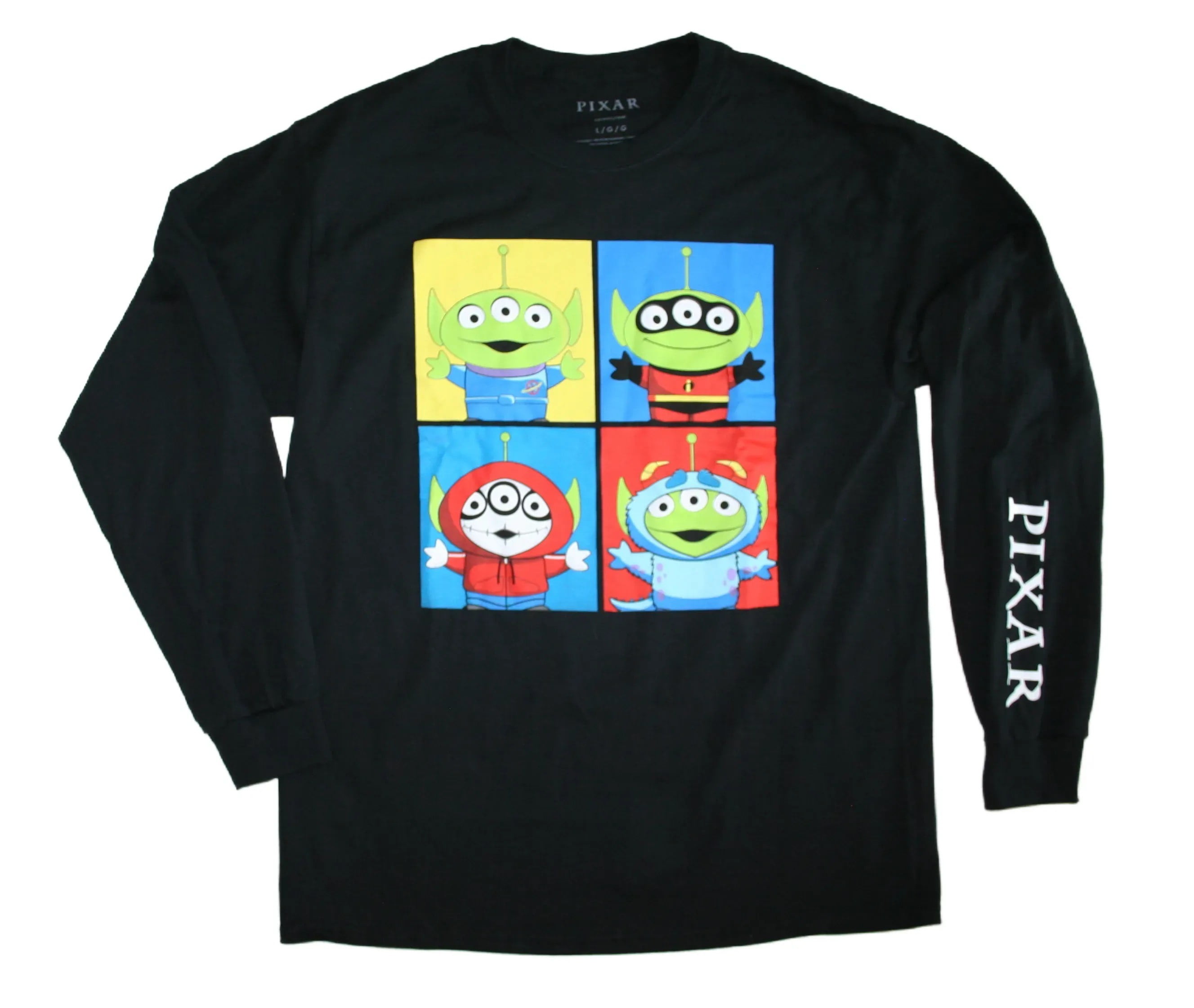Pixar Toy Story Aliens Men's Long Sleeve Black T-Shirt (2XL) - Walmart.com