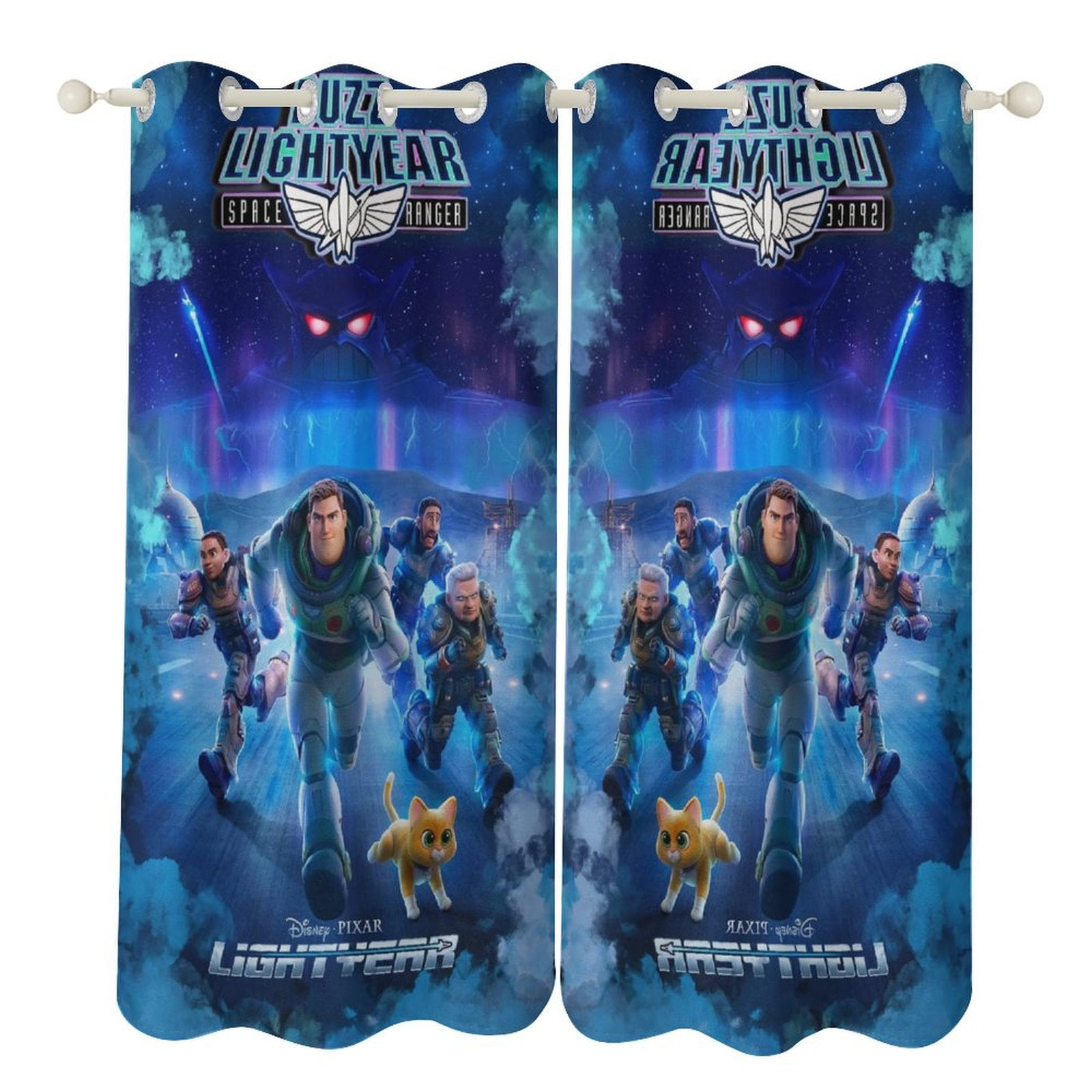 Pixar Toy Story Buzz Lightyear Kids Curtains 52 X 84 Inch,Cartoon ...