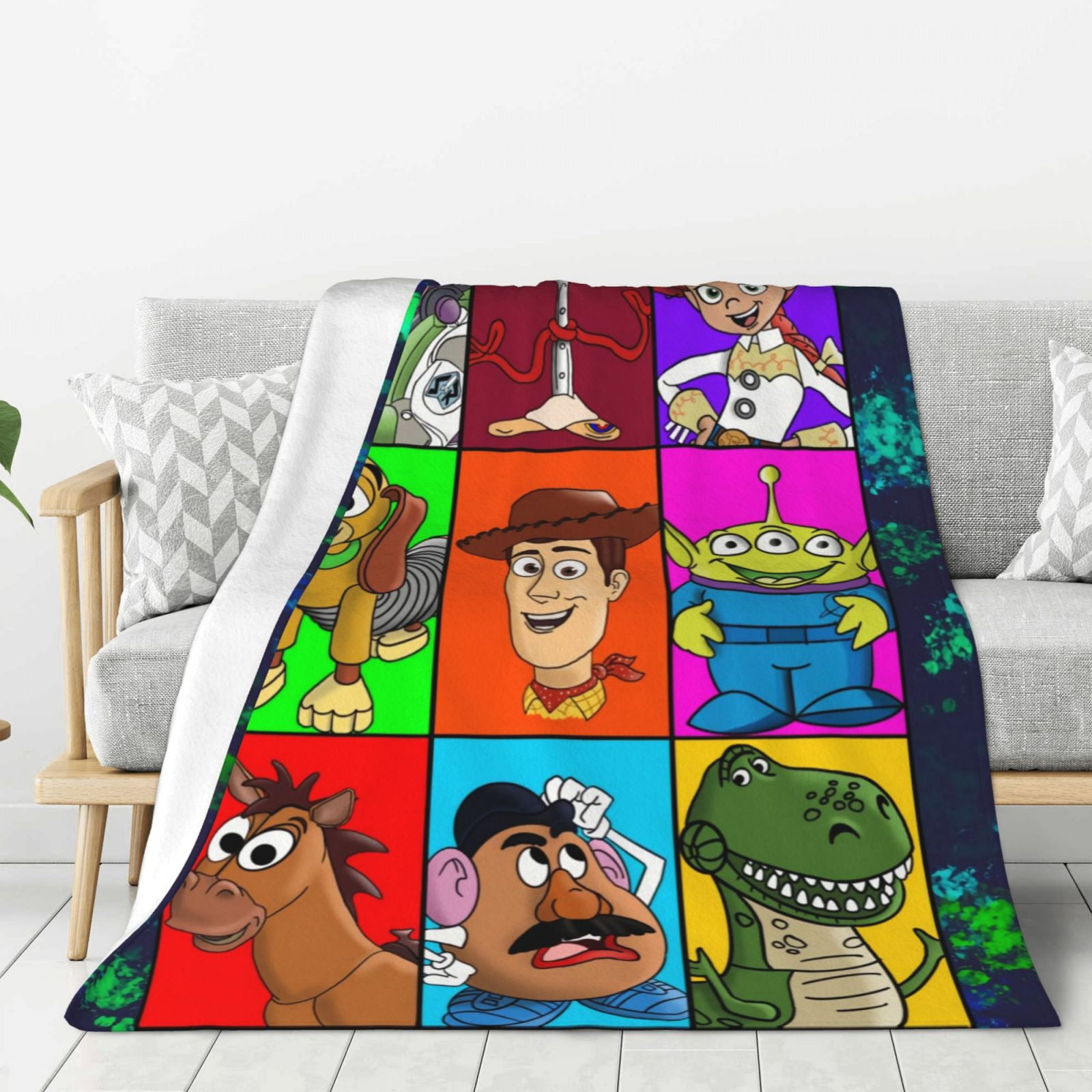 Pixar Toy Story Buzz Lightyear Schematics Blanket,Throw Blanket for ...