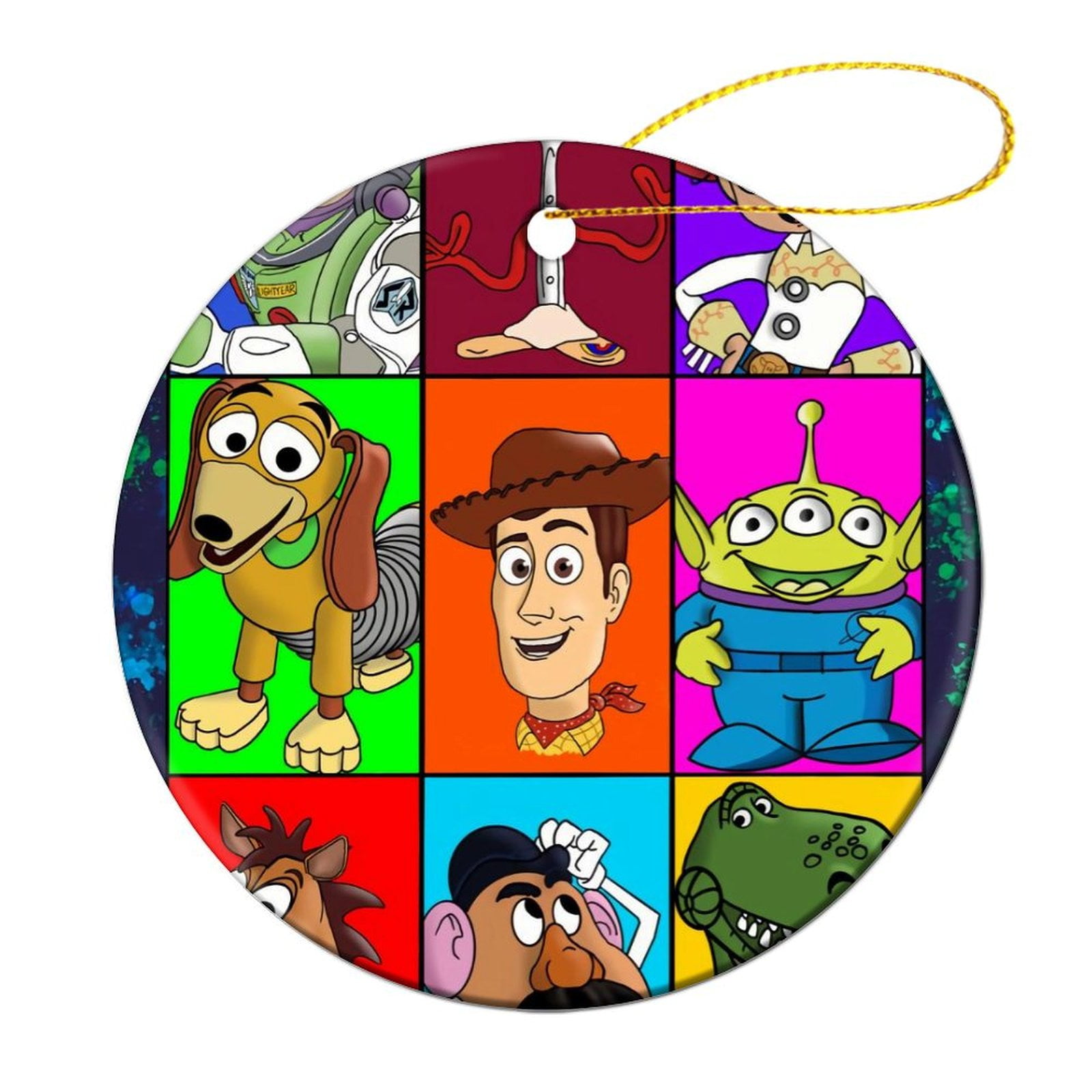 Pixar Toy Story Buzz Lightyear Schematics Christmas Ornaments,Christmas ...