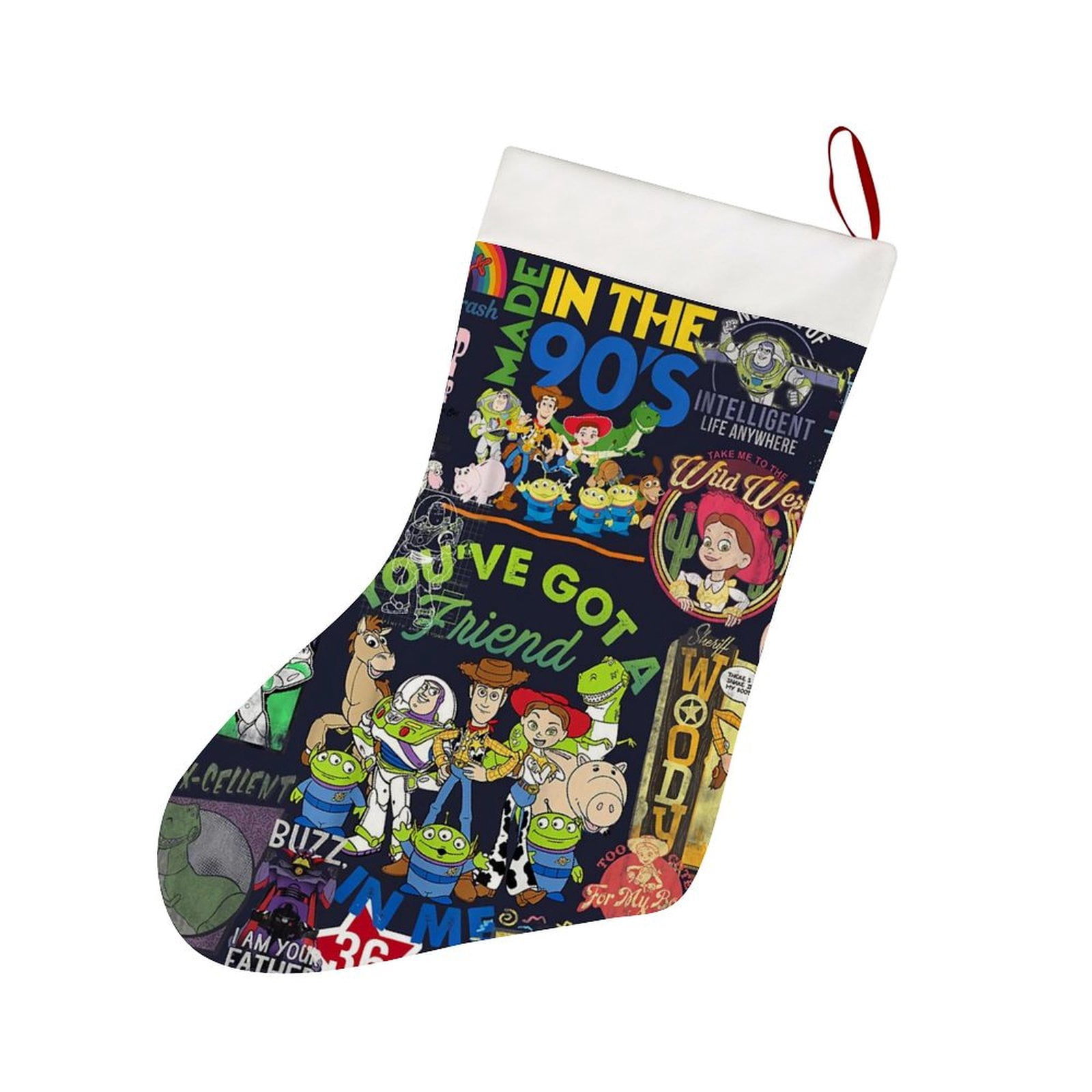 Pixar Toy Story Buzz Lightyear Woody Christmas Stockings Xmas Fireplace ...