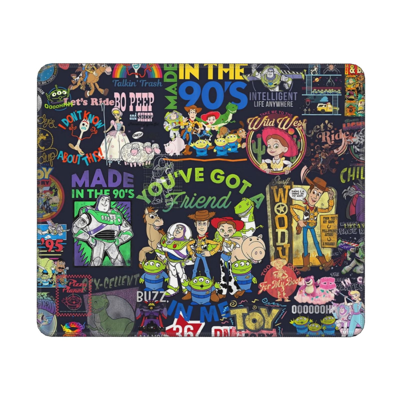 Pixar Toy Story Buzz Lightyear Woody Mouse Pad,Kawaii Anime Cat Mouse ...