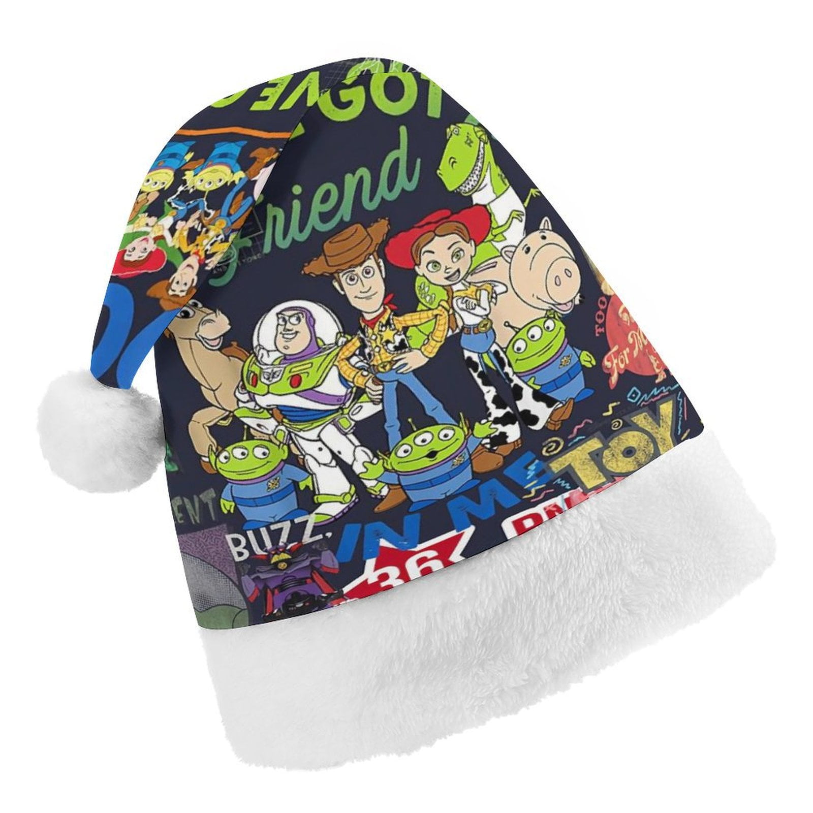 Pixar Toy Story Buzz Lightyear Woody Santa Hat,Pixar Toy Story Buzz ...