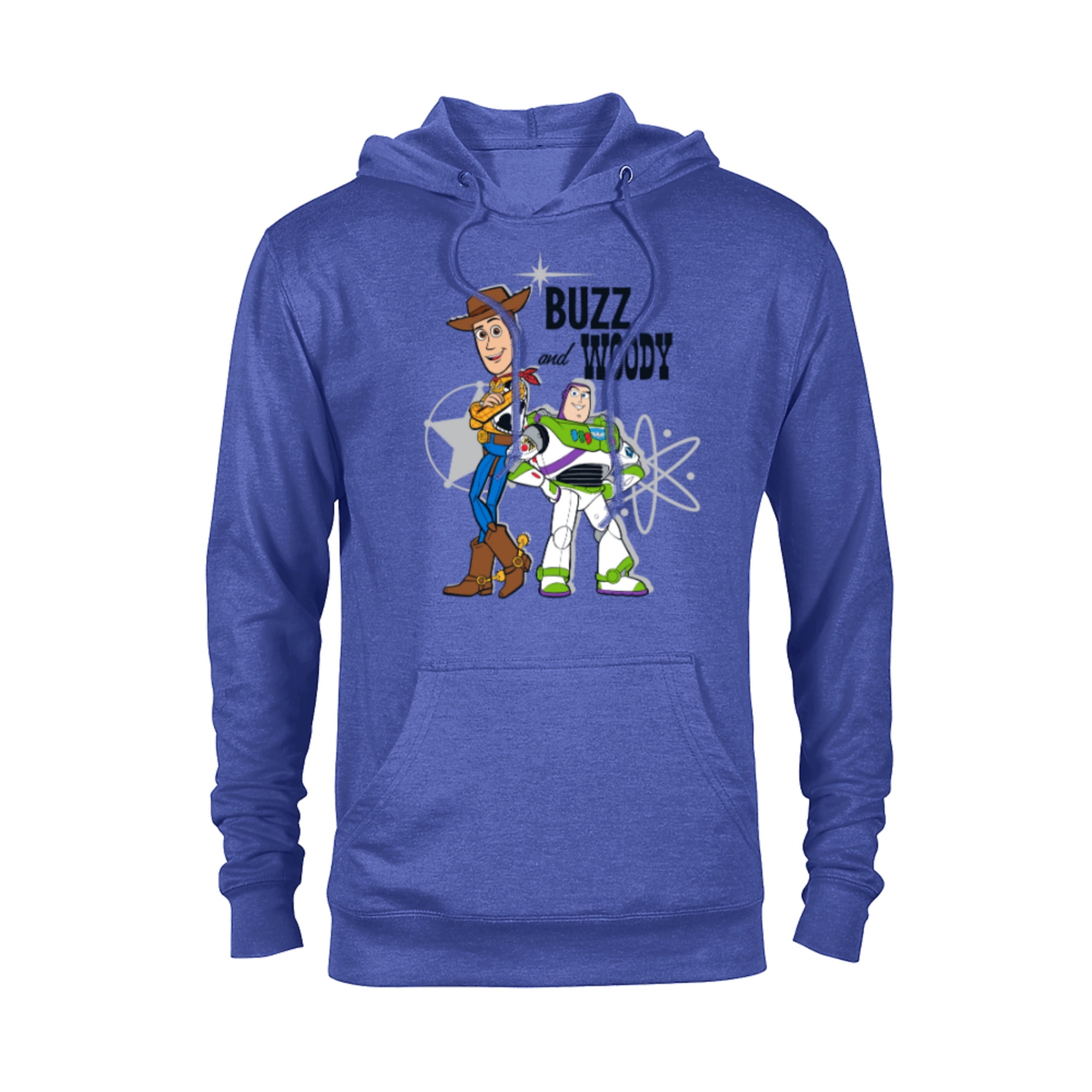 Pixar Toy Story Buzz and Woody T-Shirt - Pullover Hoodie for Adults ...