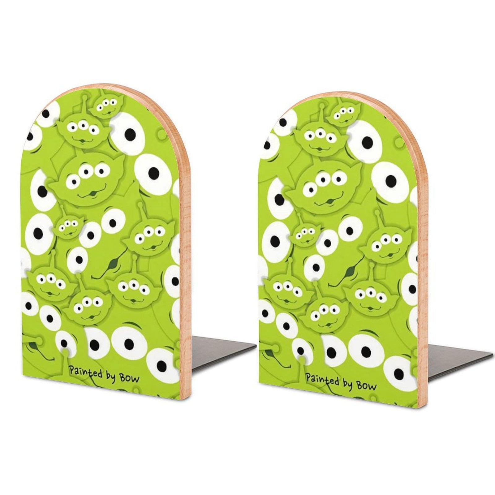 Pixar Toy Story Cartoon Alien Book Ends,Wood Bookend,Bookend for ...