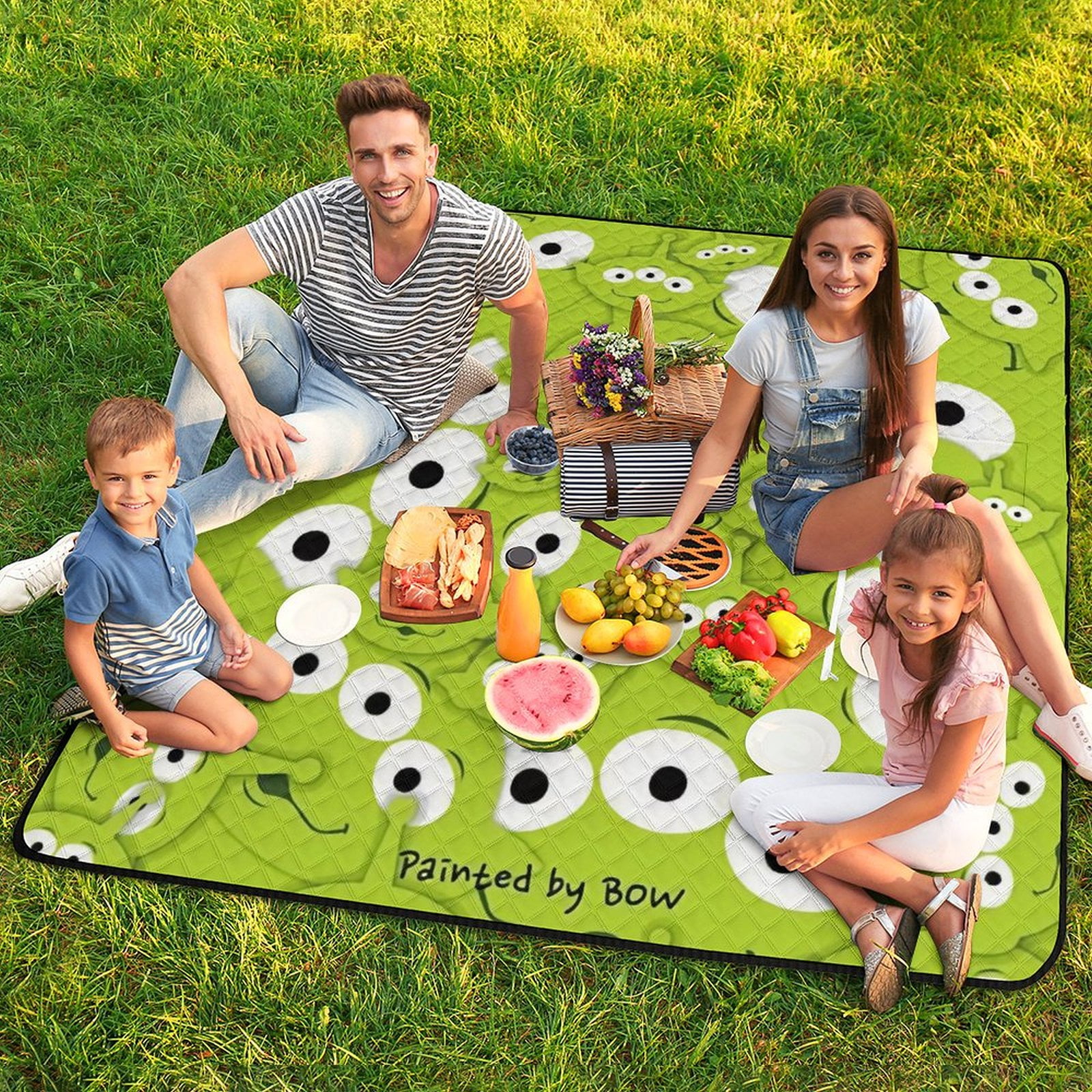 Pixar Toy Story Cartoon Alien Picnic Blankets Outdoor Blanket,78'x78 ...