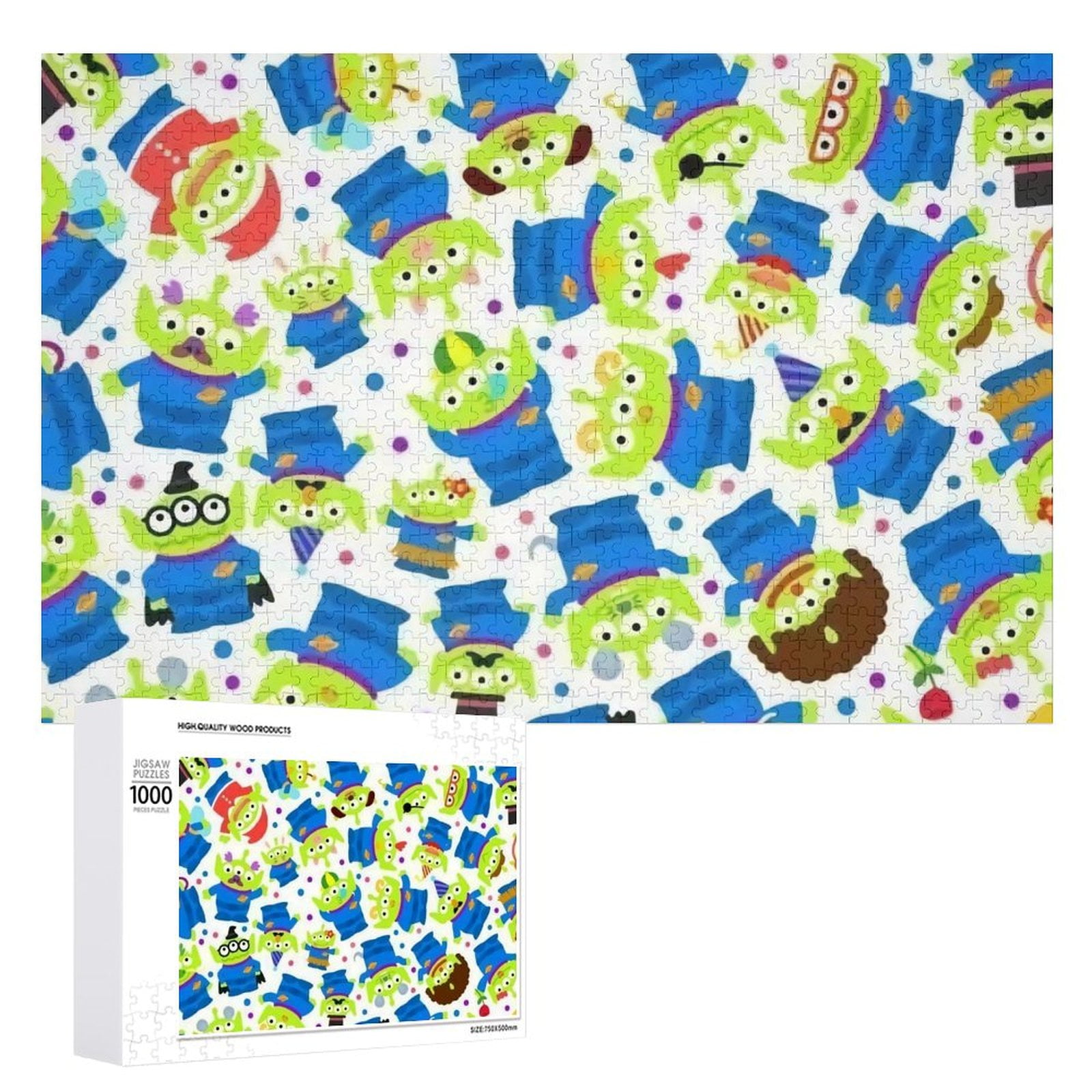 Pixar Toy Story Cartoon Alien Puzzles- 1000 Piece Jigsaw Puzzle for ...