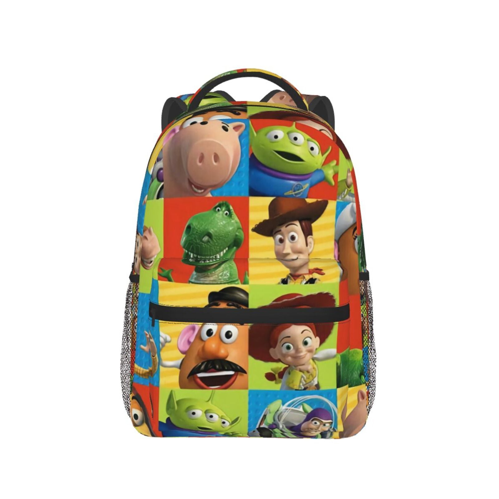 Pixar Toy Story Woody Buzz Lightyear Bo Peep Rex Backpack,Fabric & PVC ...