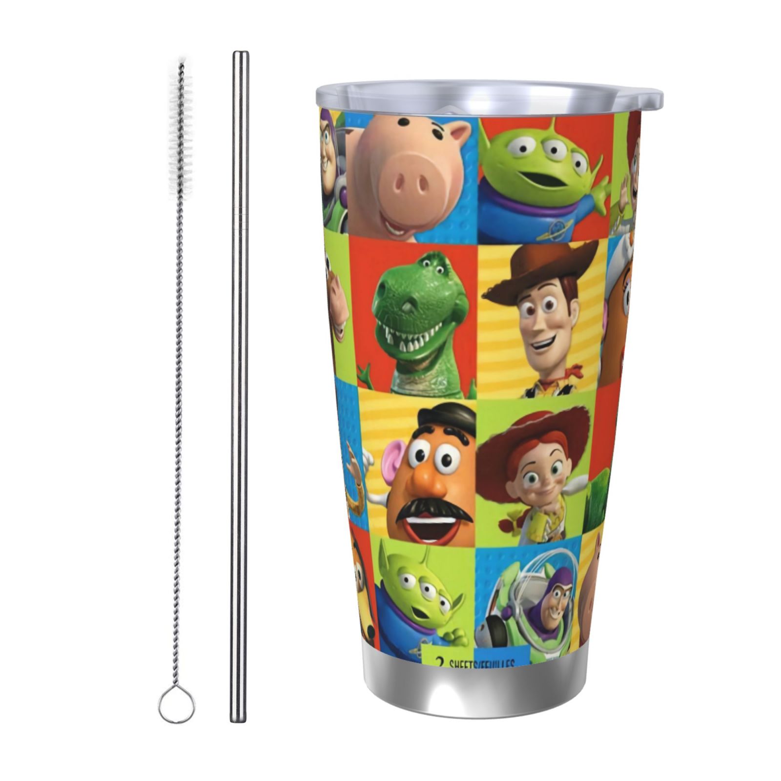Pixar Toy Story Woody Buzz Lightyear Bo Peep Rex Water Bottle,Travel ...