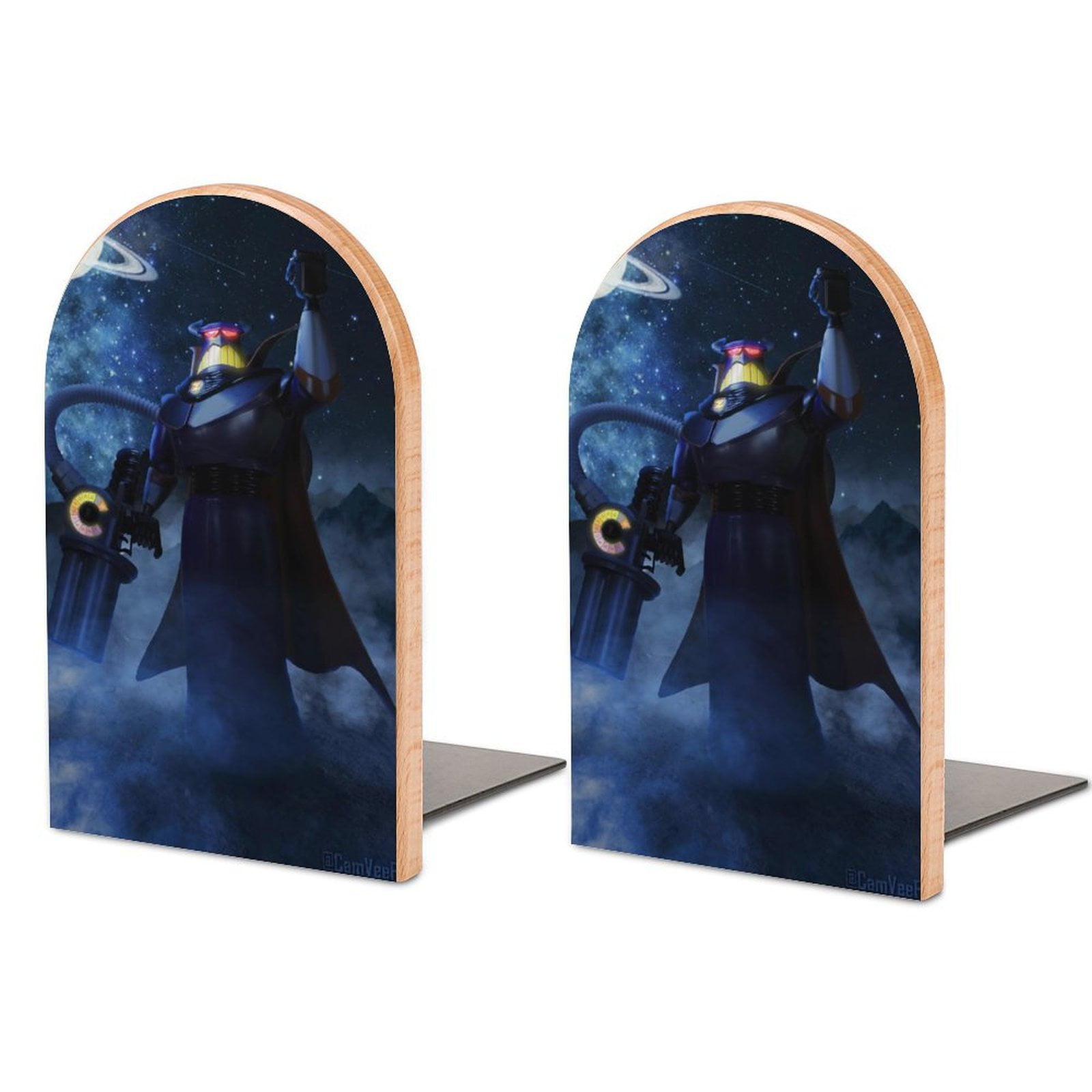 Pixar Toy Story Zurg Behind Buzz Lightyear Book Ends,BookEnds Supports ...