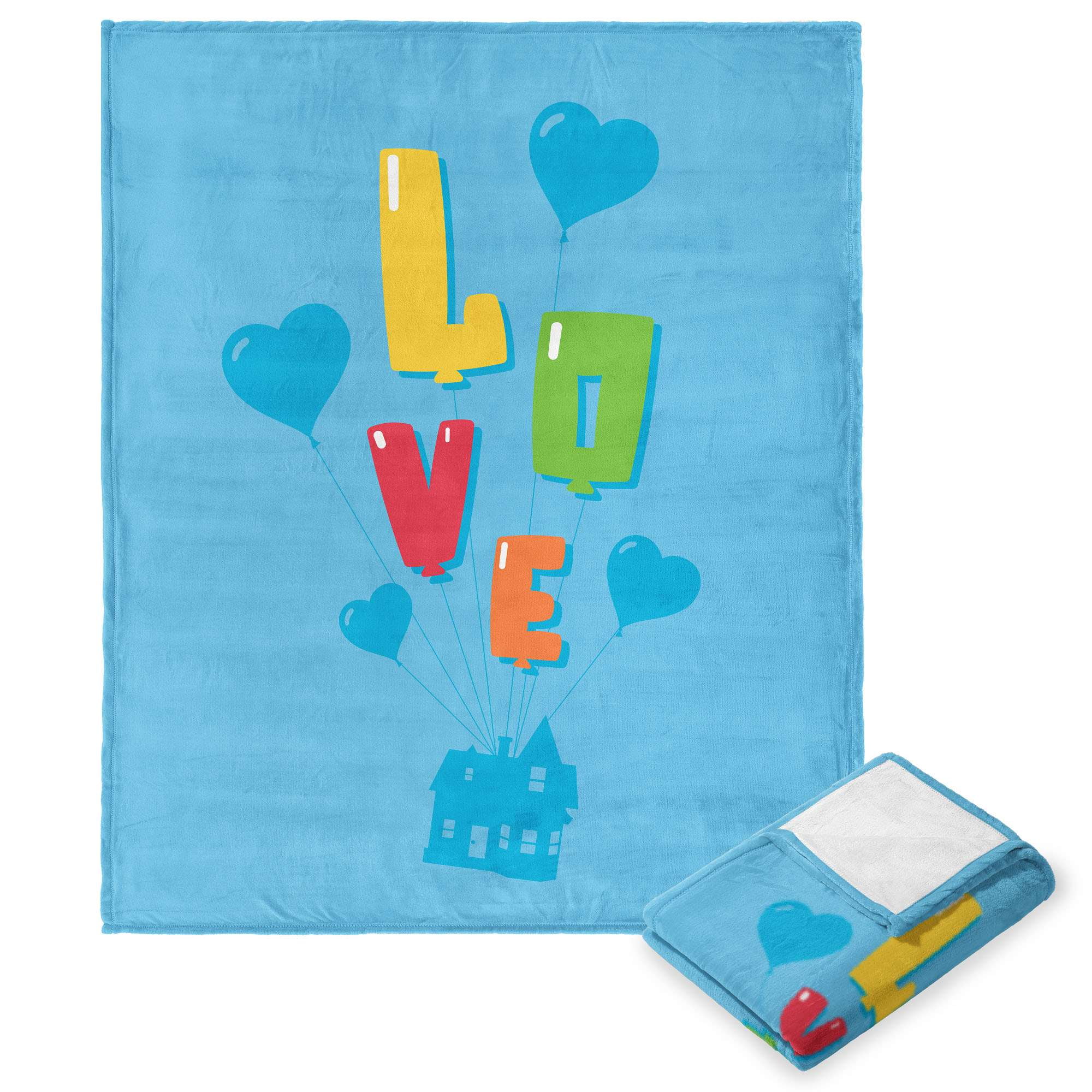 Pixar Up Up And Away Kids Silk Touch Throw Blanket, 50 x 60 inches ...