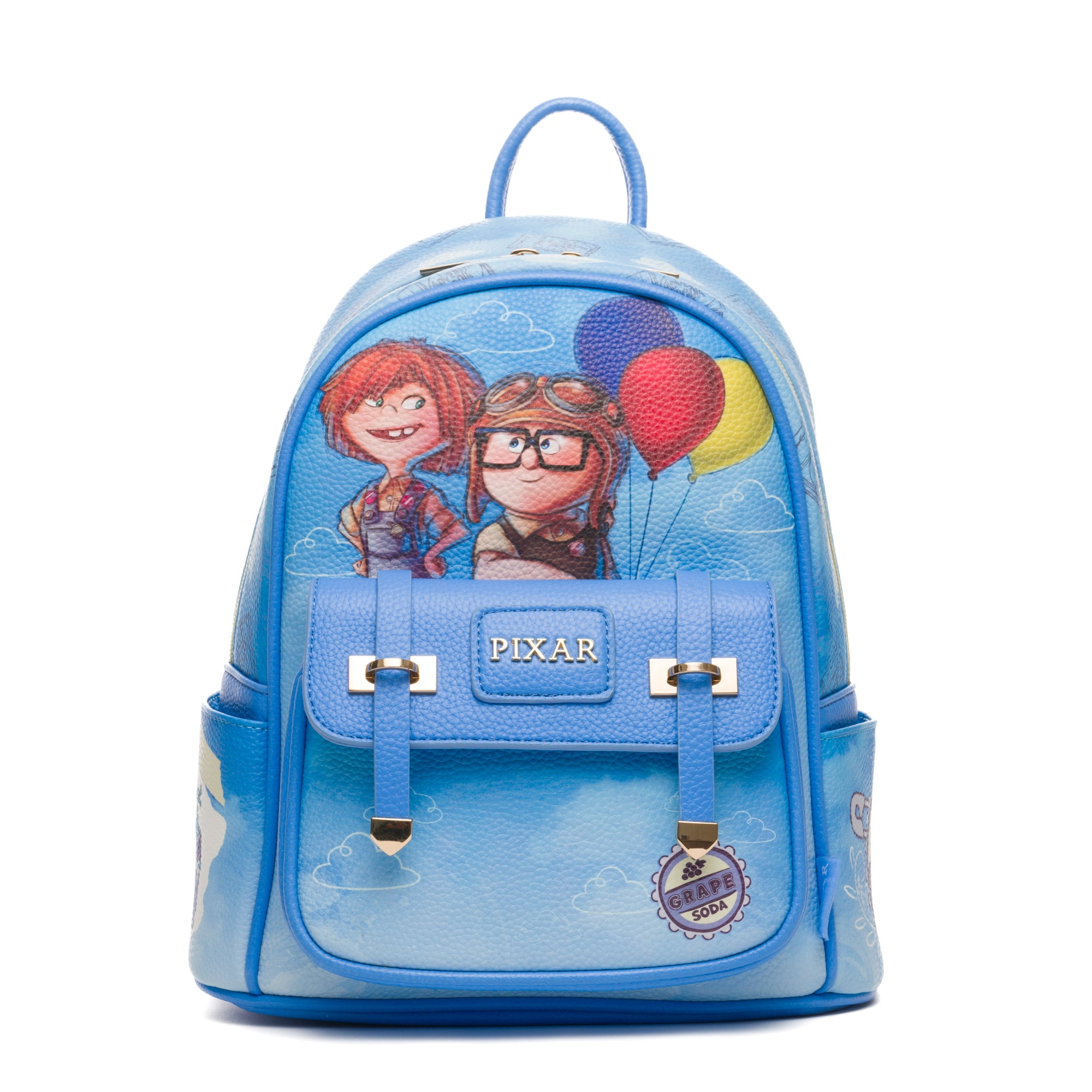 Pixar Up WondaPop 11" Vegan Leather Fashion Mini Backpack - Walmart.com