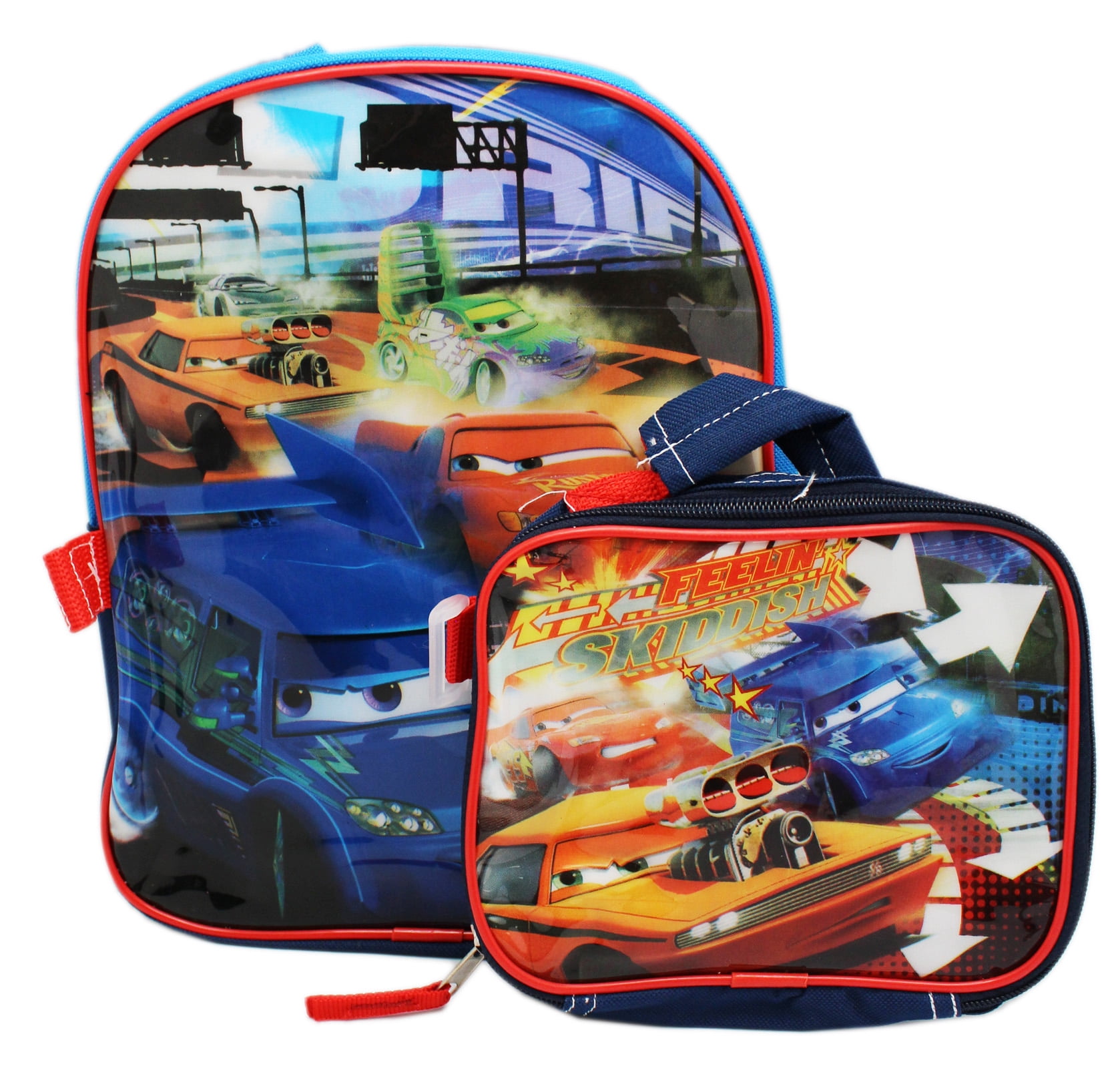 Pixar's Cars Mini Backpack and Attachable Utility Case (12in) - Walmart.com