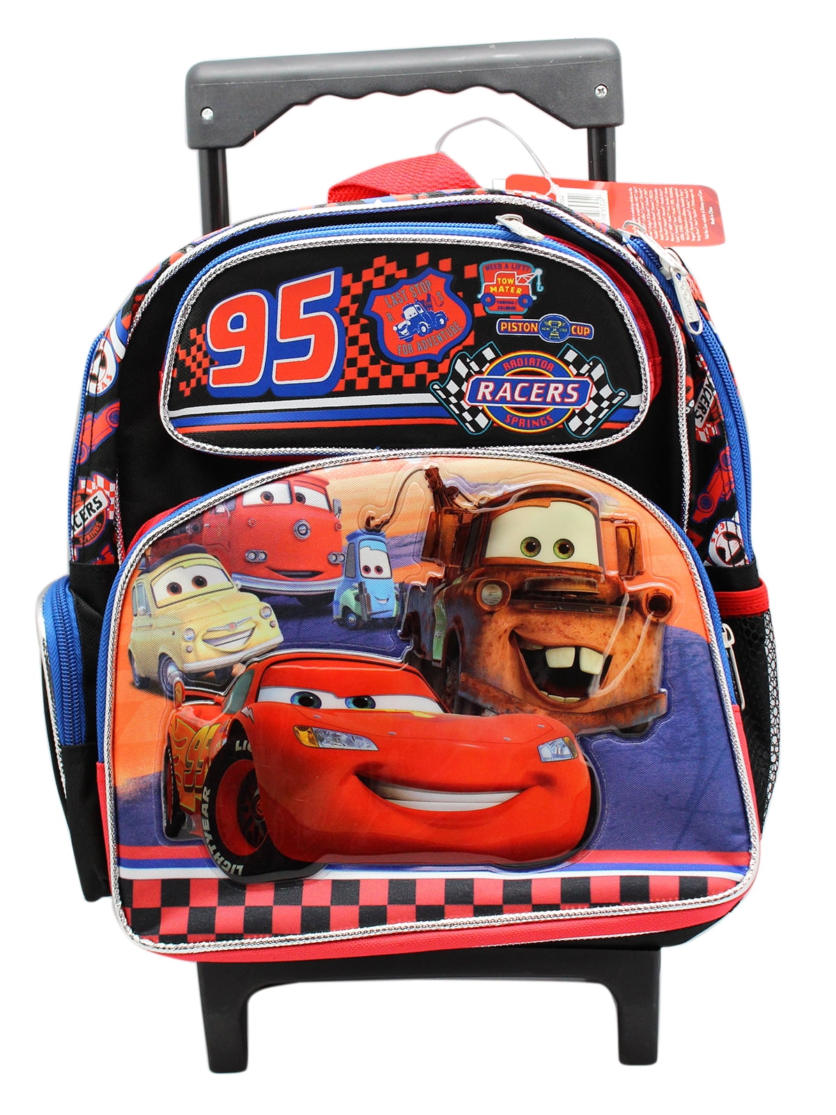 Disney Pixar's Cars Movie Small Rolling School Bookbag - Radiator ...