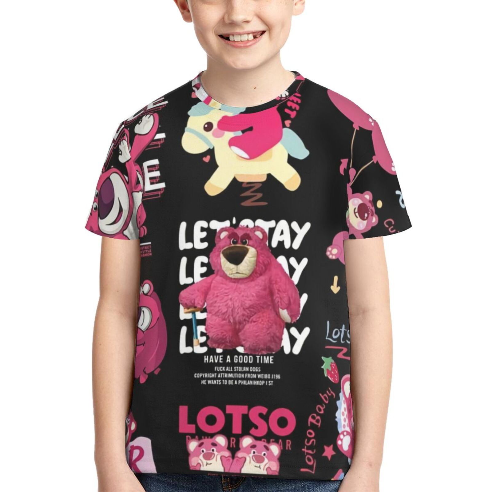 Pixar’s Toy Story Lotso Strawberry Fest Youth Shirt,Athletic Short ...