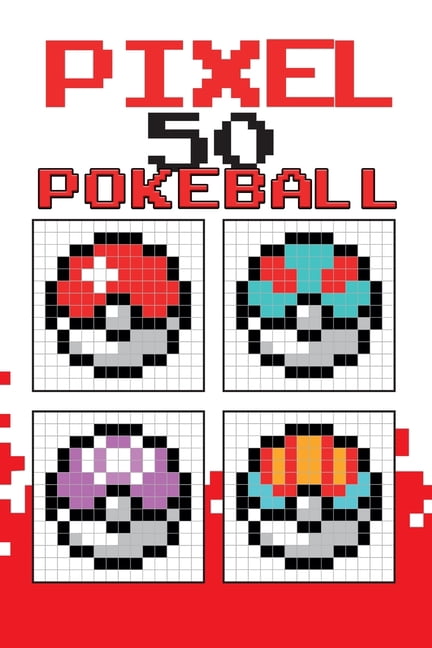Pixel 50 Pokeball, (Paperback) - Walmart.com