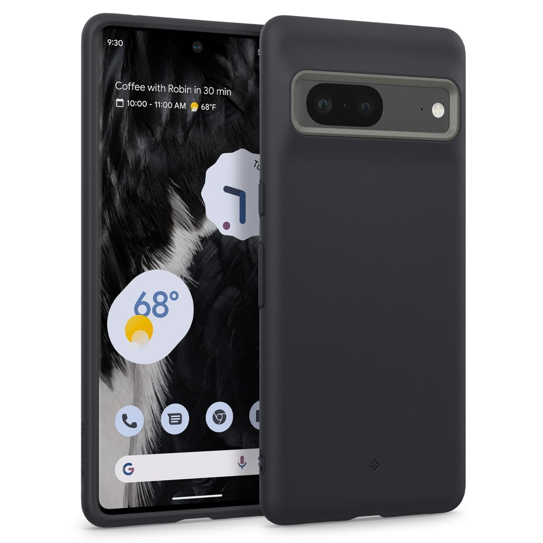 Pixel 7 Case (2022) | Caseology [Nano Pop] Silicone Feel Case - Black ...