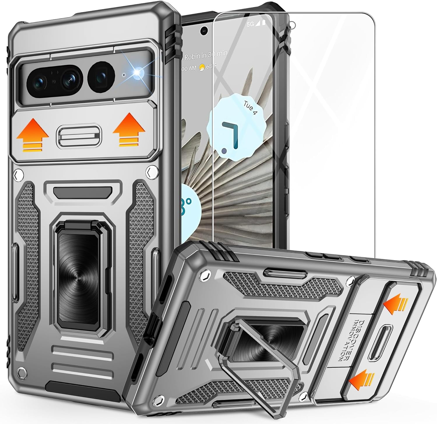 Pixel 7 Pro case, Google Pixel 7 Pro Case with Slide Camera Cover ...