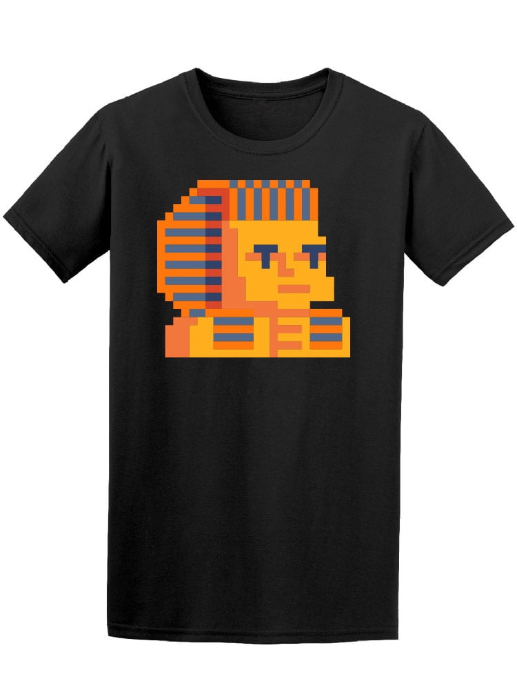 Pixel Art Egyptian Pharaoh Tee Men's -Image by Shutterstock - Walmart.com