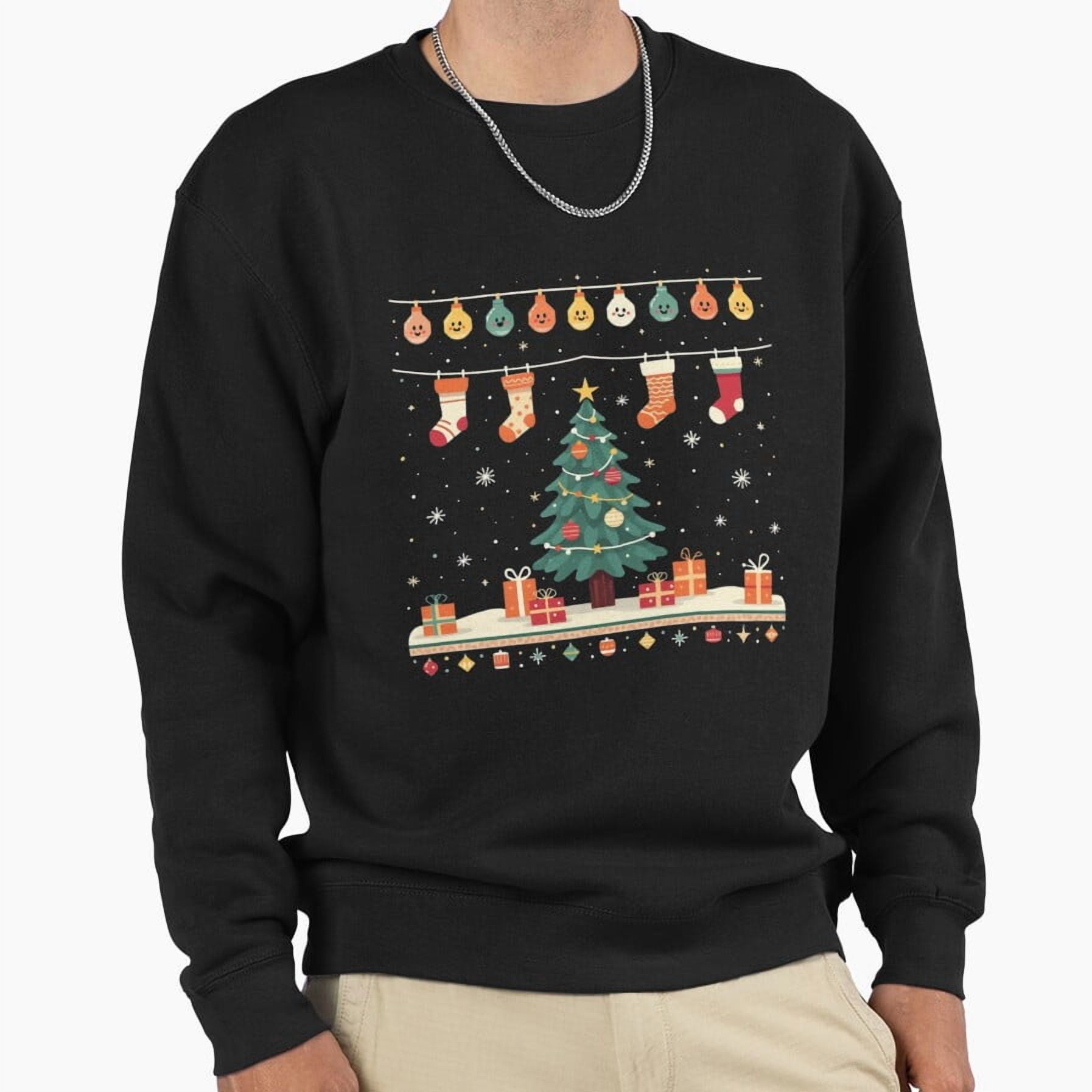 Pixel Art Holiday Sweater Pattern Gamer Retro Christmas Graphic ...