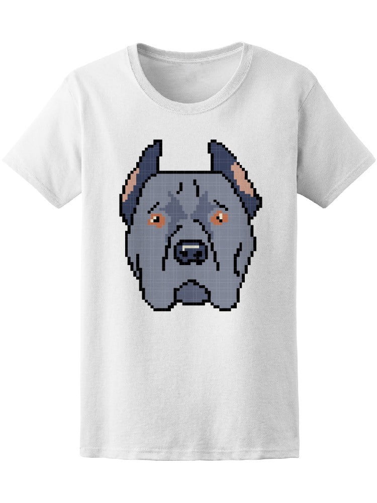 Pixel Art Pitbull Tee Men's -Image by Shutterstock - Walmart.com