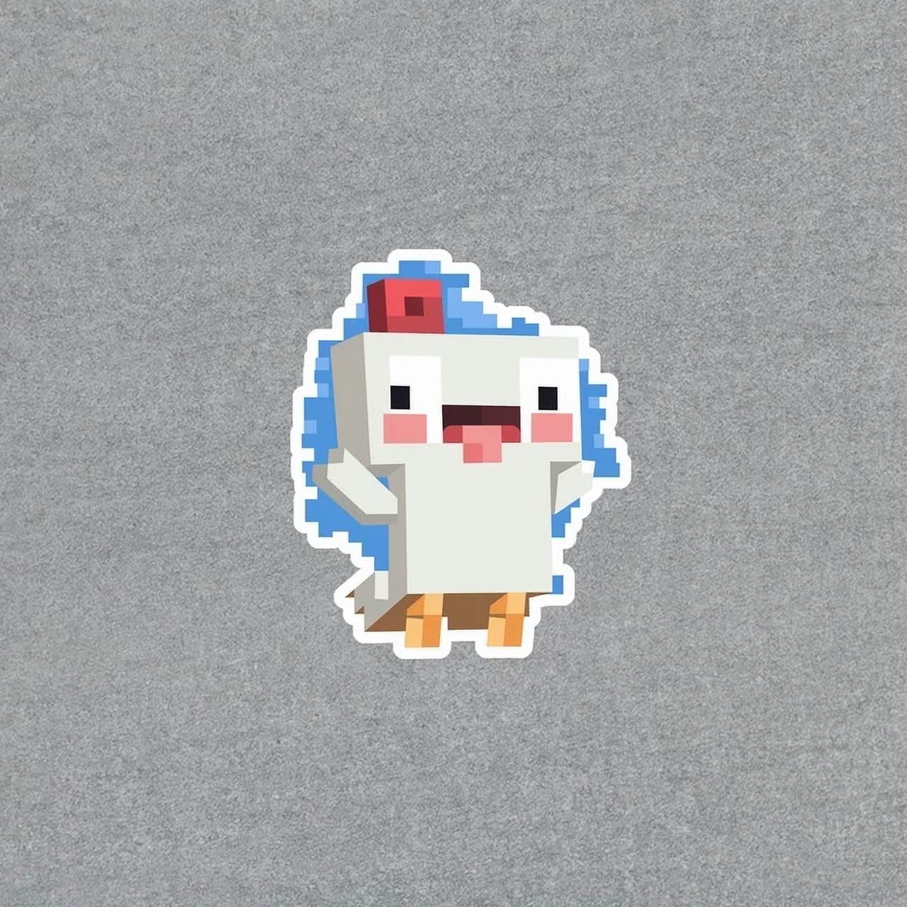 Pixel Art Puppy Sticker - Cute 8-Bit Dog Decal For Kids & Gamersphone ...