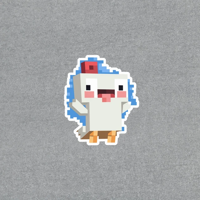 Pixel Art Puppy Sticker - Cute 8-Bit Dog Decal For Kids & Gamersphone ...