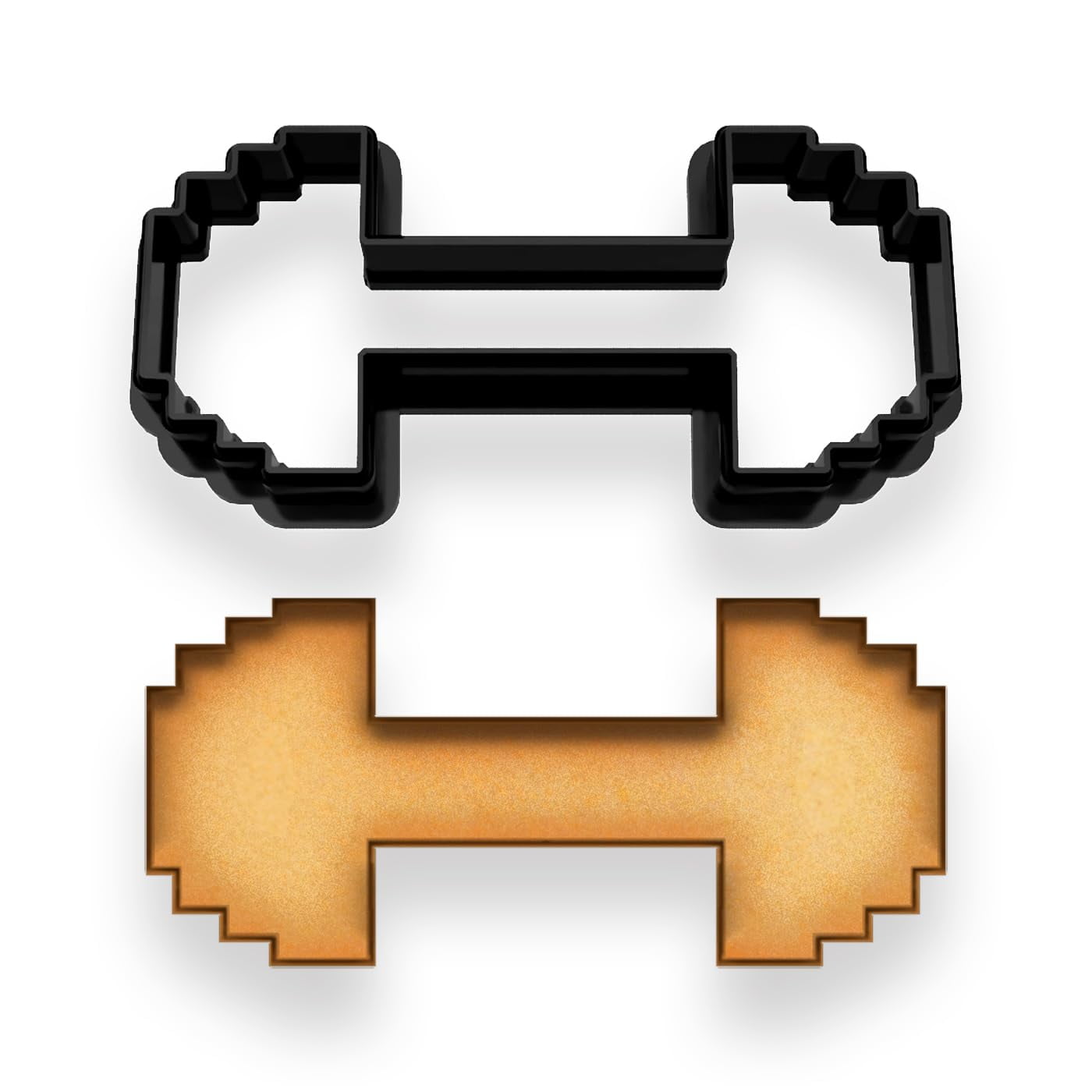 Pixel Barbell Dumbbell Cookie Cutter (4x1.75 Inches) - Fun Fitness and ...