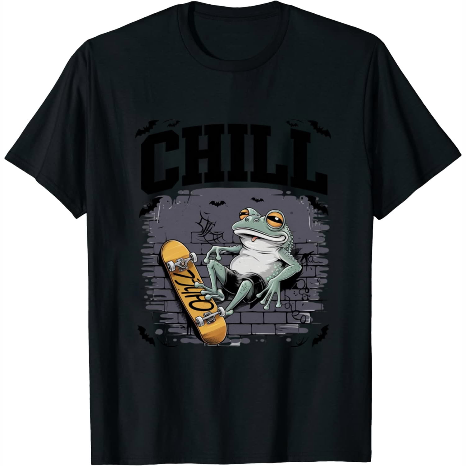 Pixel CHILL Frog Enthusiast Gifts 80S Video Game Halloween Costume T ...