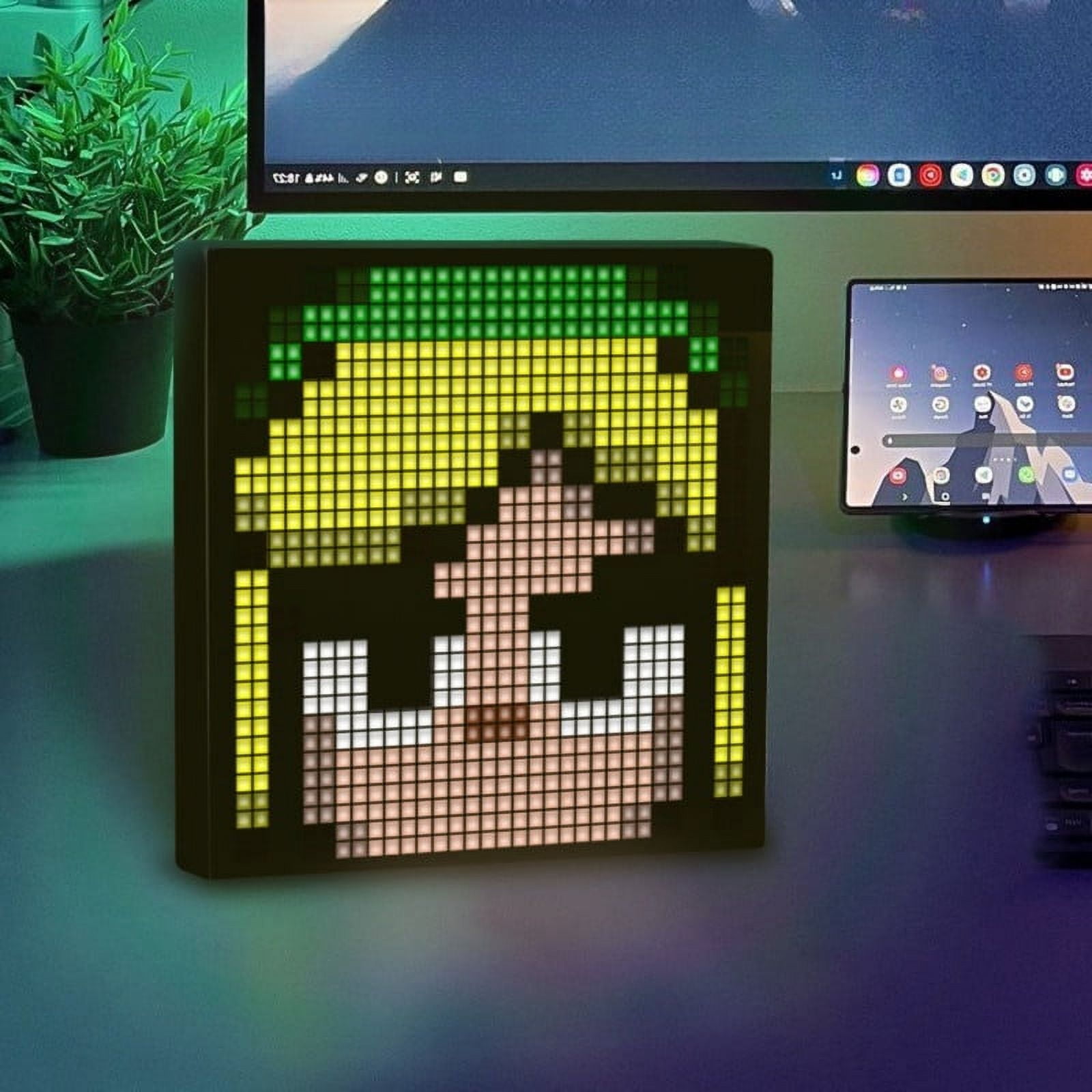 Free Shipping! Pixel Digital Picture Frame, App Control Customizable ...