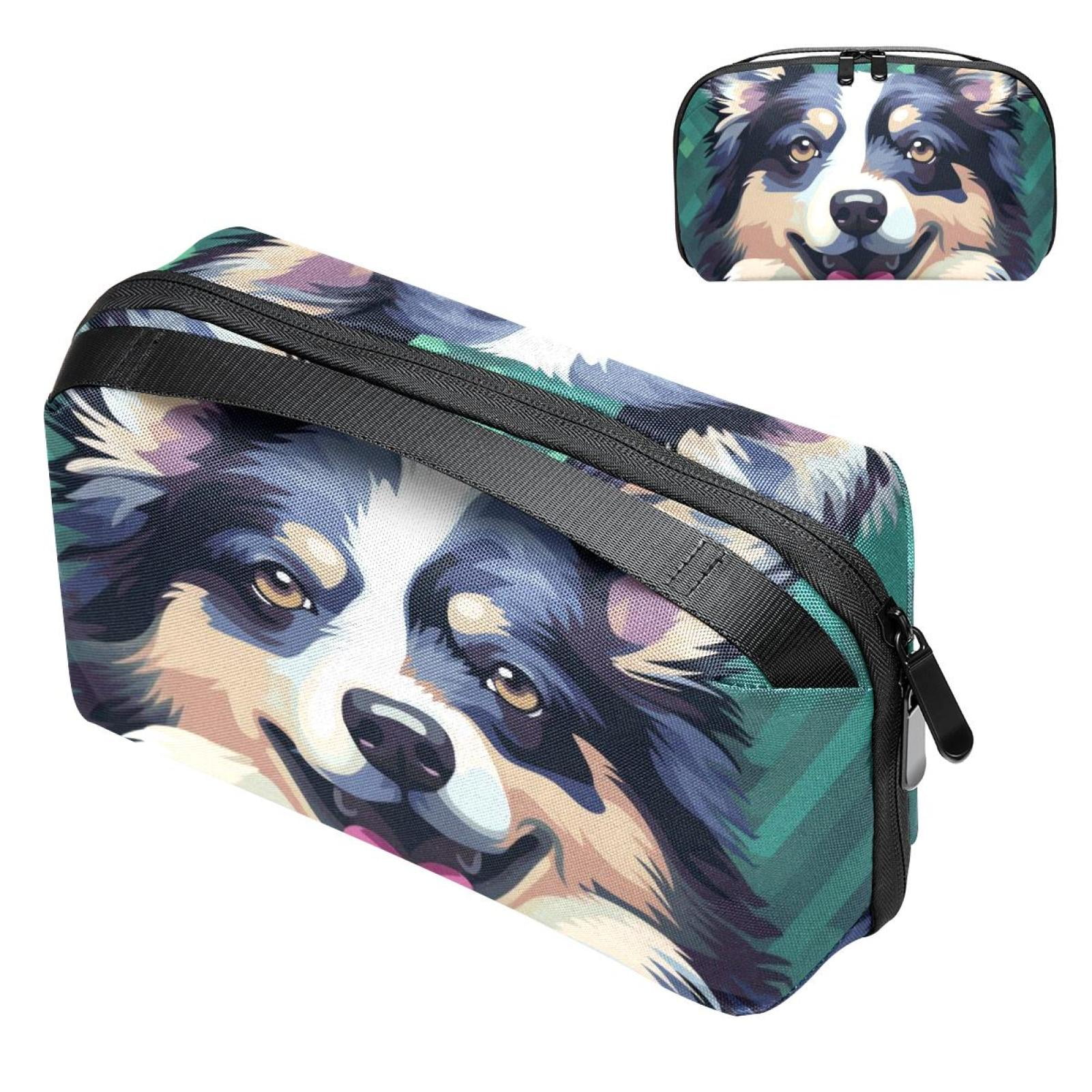 Pixel Dog Oxford Cloth Waterproof Travel Organizer Storage Pouch Cable ...