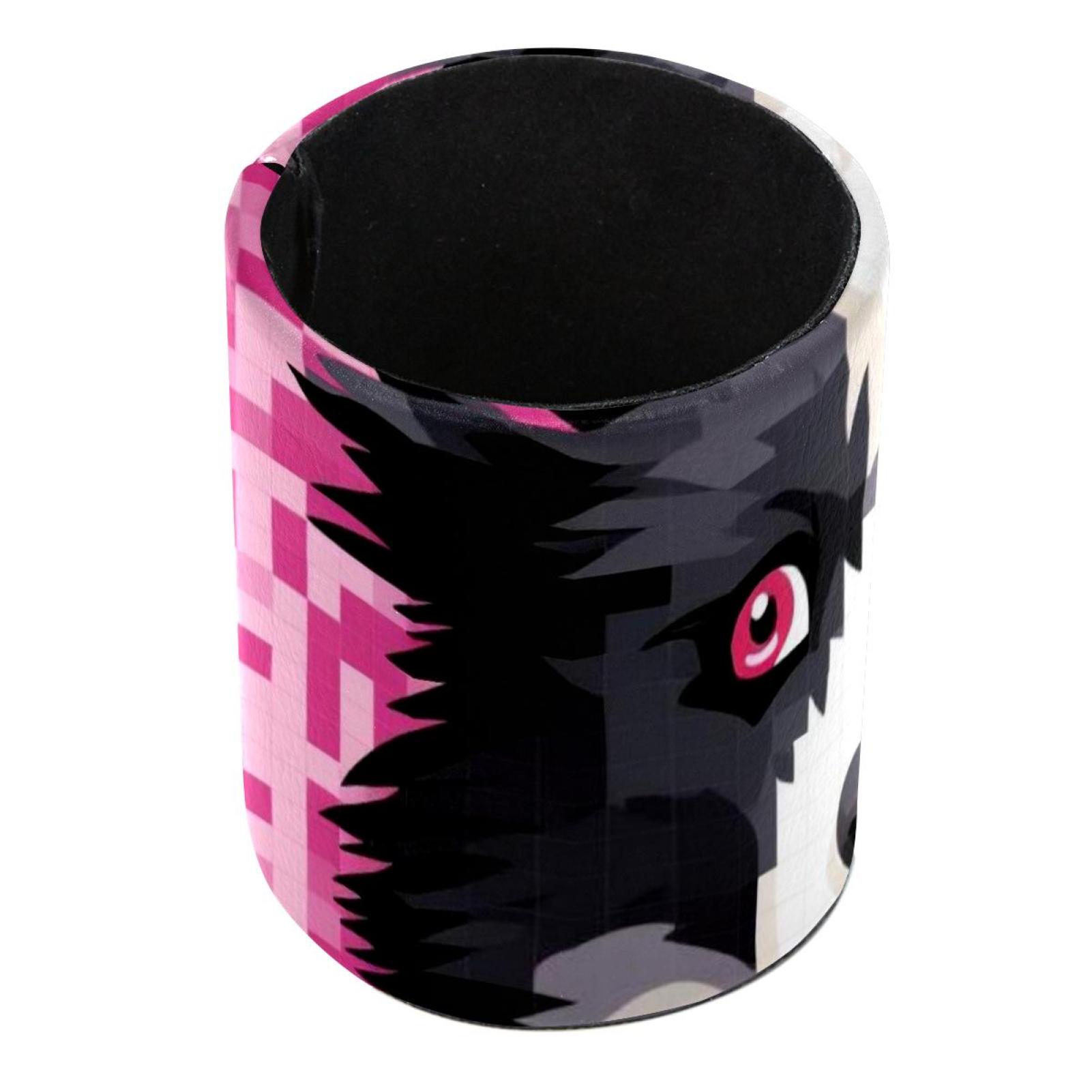 Pixel Dog Pvc Leather Pen Organizer Pencil Holder Brush Holder ...