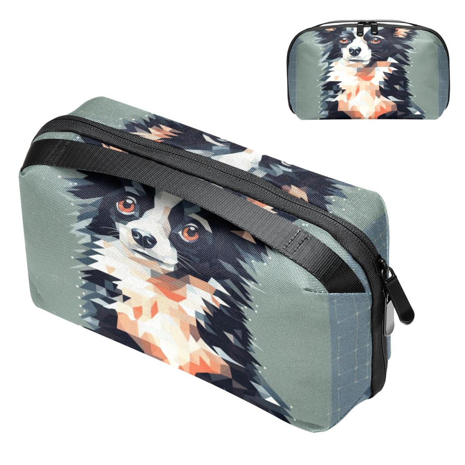 Pixel Dog Travel Electronic Organizer Case with Oxford Waterproof ...