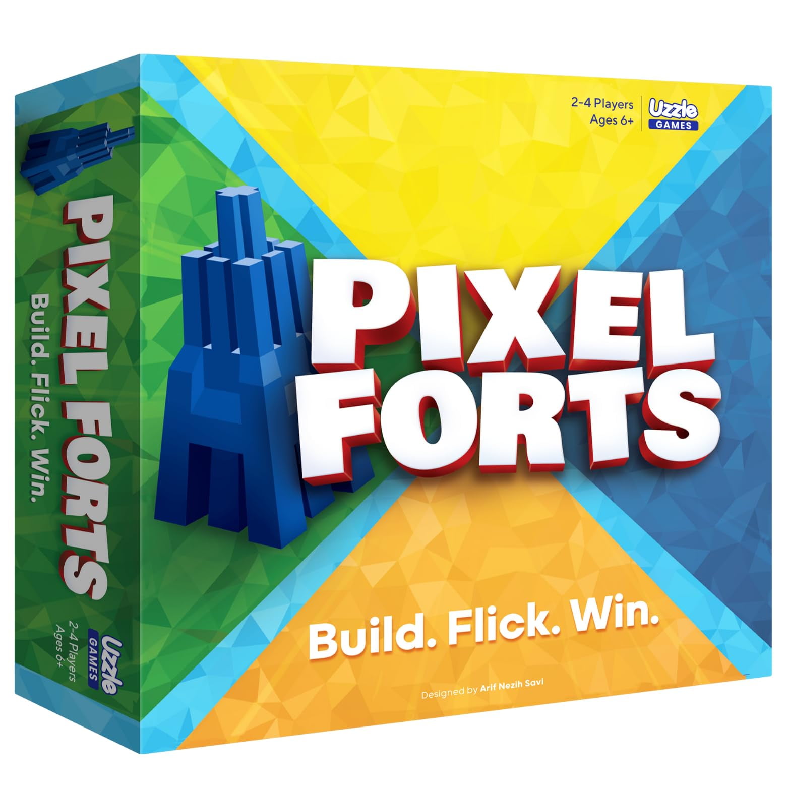 Pixel Forts Board Game by Uzzle Games | Fun Games for Kids (Age 6 ...