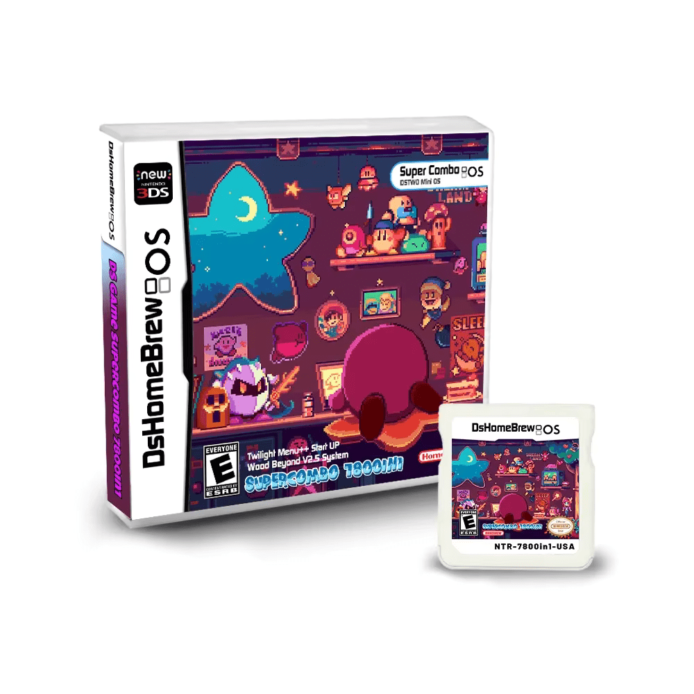 Pixel Kirby Game card 7800-in-1 DS NDS Game US Version Game Emulator ...