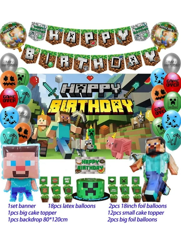 Minecraft Party Supplies in Party & Occasions - Walmart.com