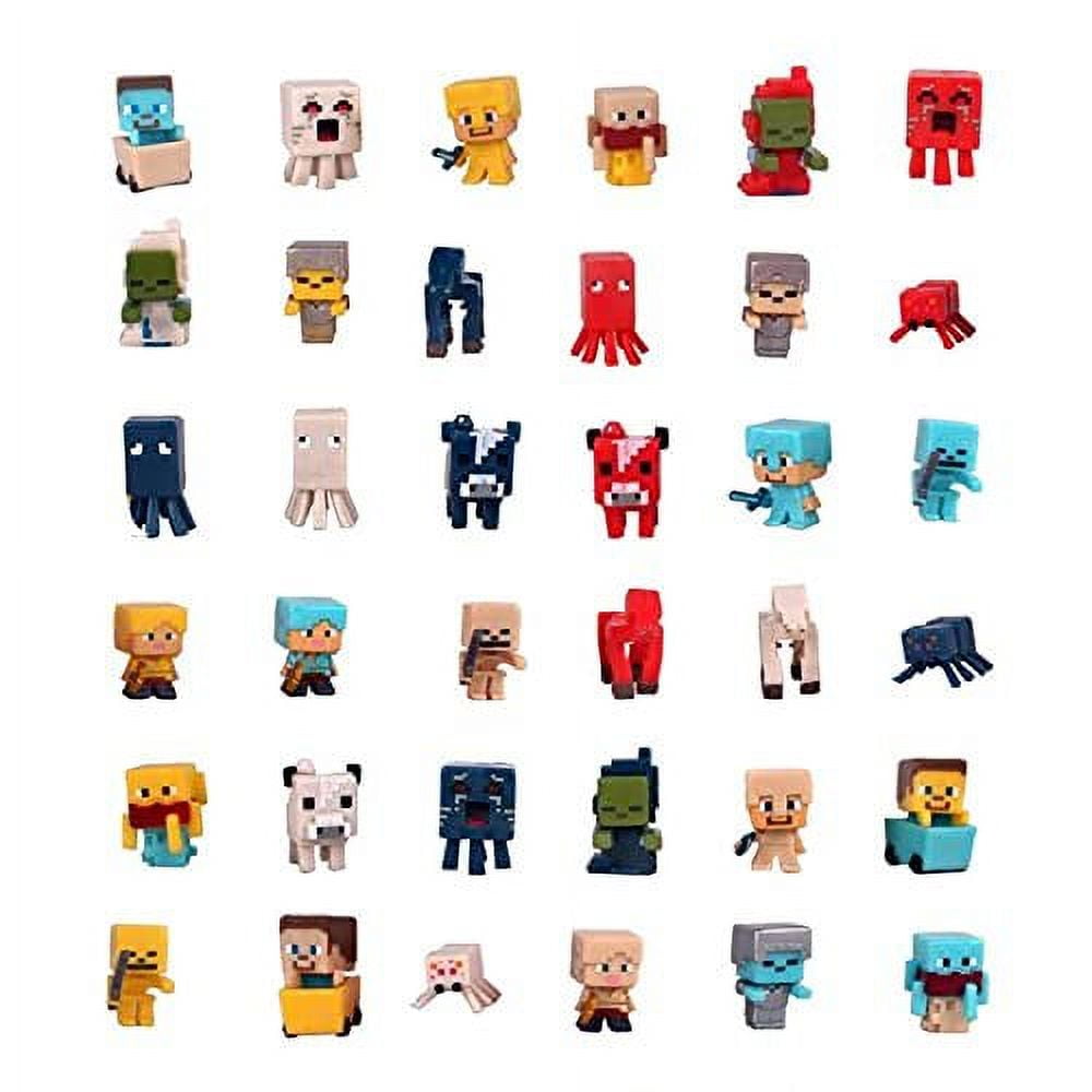Pixel Miner Action Figures Birthday Cake Toppers, by Outerwear (36 ...