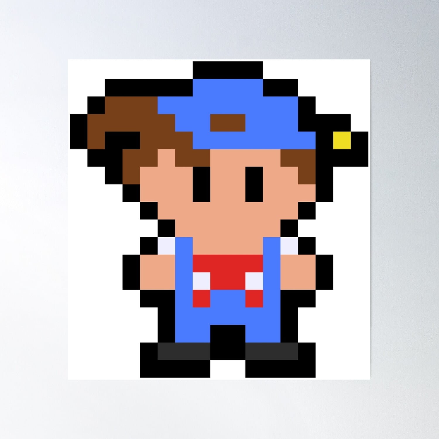 Pixel Pete Poster Wall Art, Modern Wall Decor, 24x24 UNFRAMED - Walmart.com