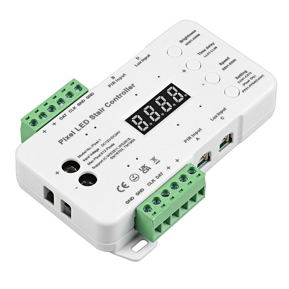 Pixel Stair Light Controller Dimmable Ladder Lighting Pir Motion Sensor ...