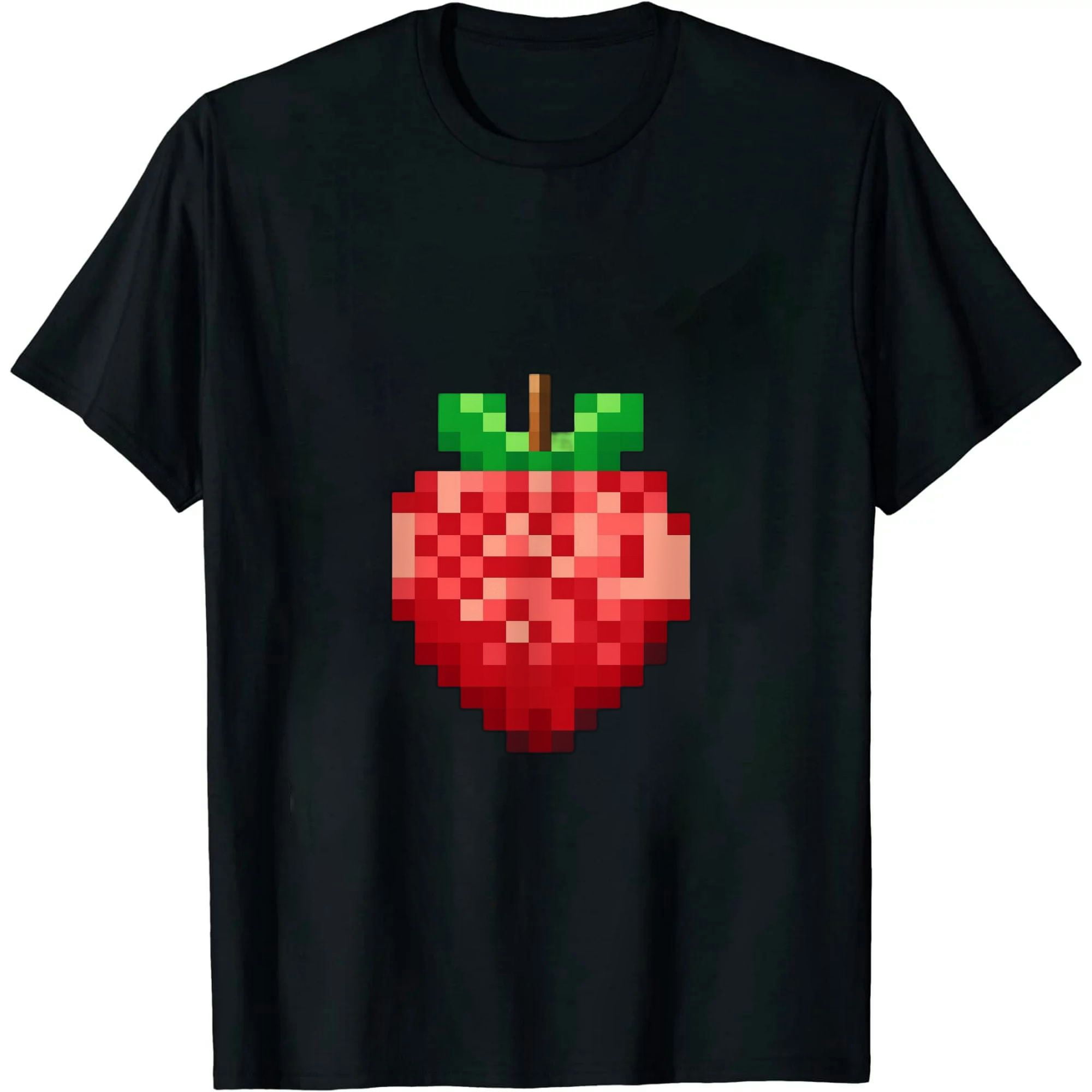 Pixel Strawberry 80s Video Game Halloween Costume T-Shirt 0197 ...