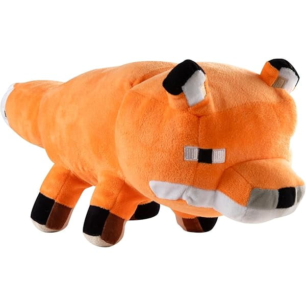 Pixel-Style Game Basic Fox Plush 17.72 in Character Soft Toy, Video ...