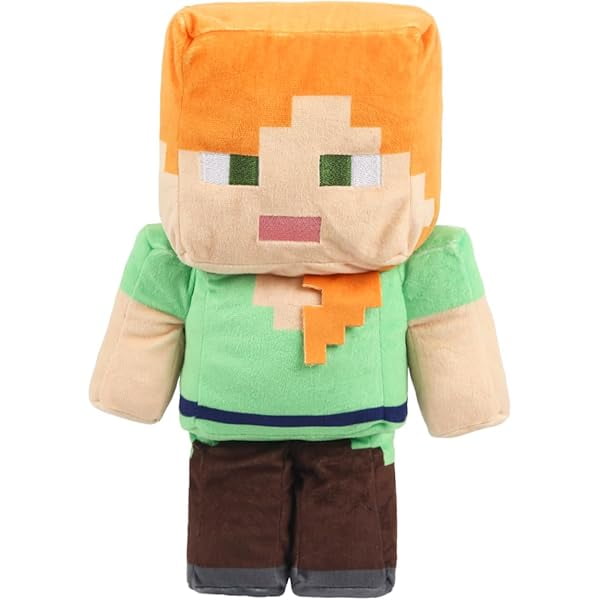 Pixel-Style Game Basic Plush Character Soft Toy, Video Game-Inspired ...